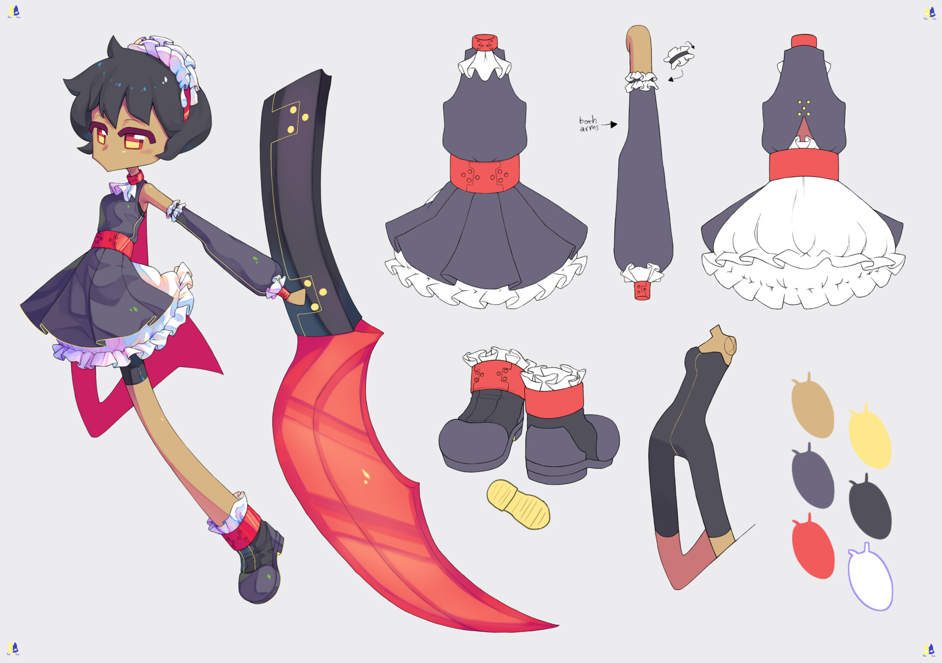 ArtStation - LadyMaid - OC design