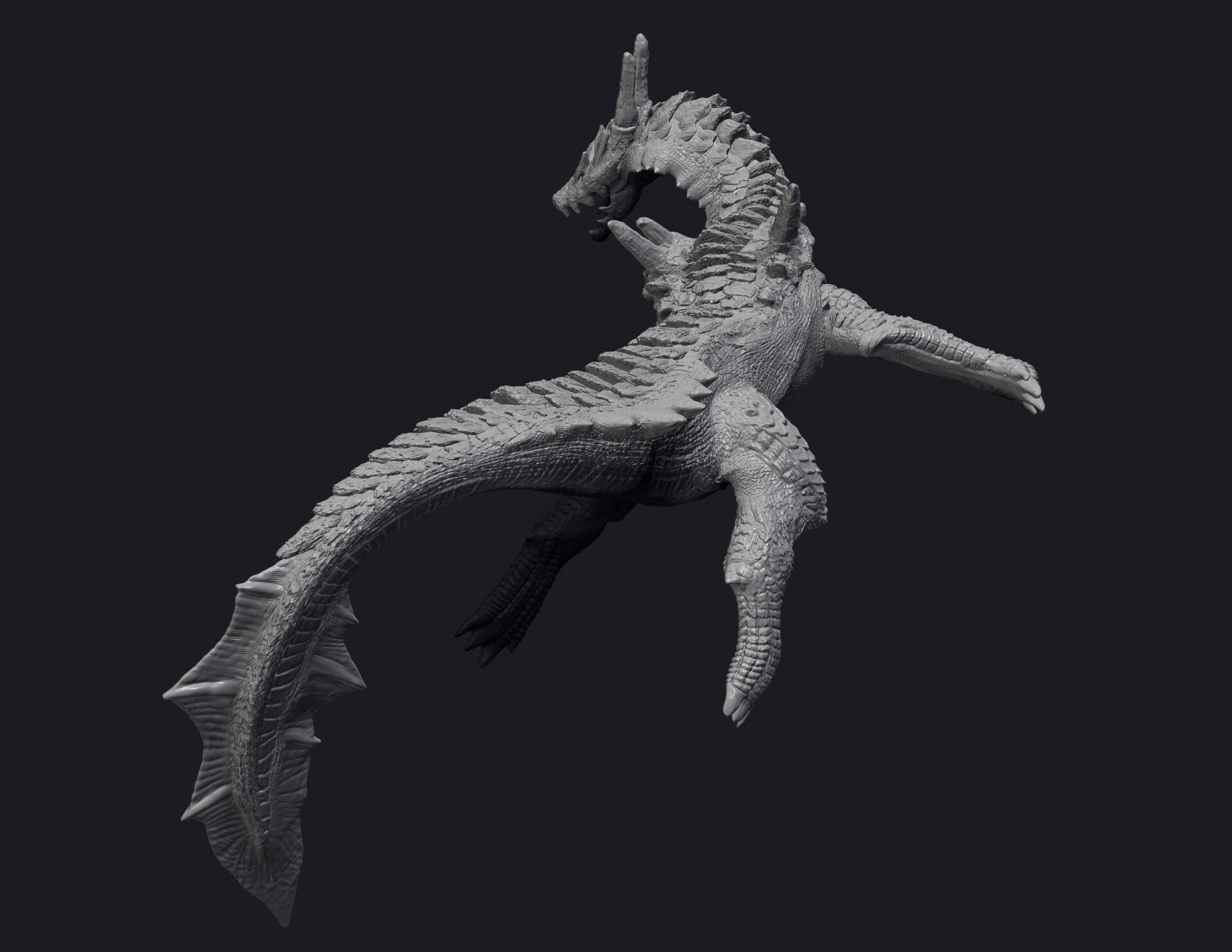 Jordin Gonzalez - Monster Hunter Fan Sculpt: Lagiacrus