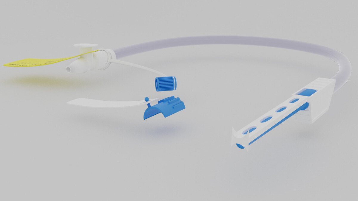 ArtStation - Suction Catheter - Endotracheal 3D Model