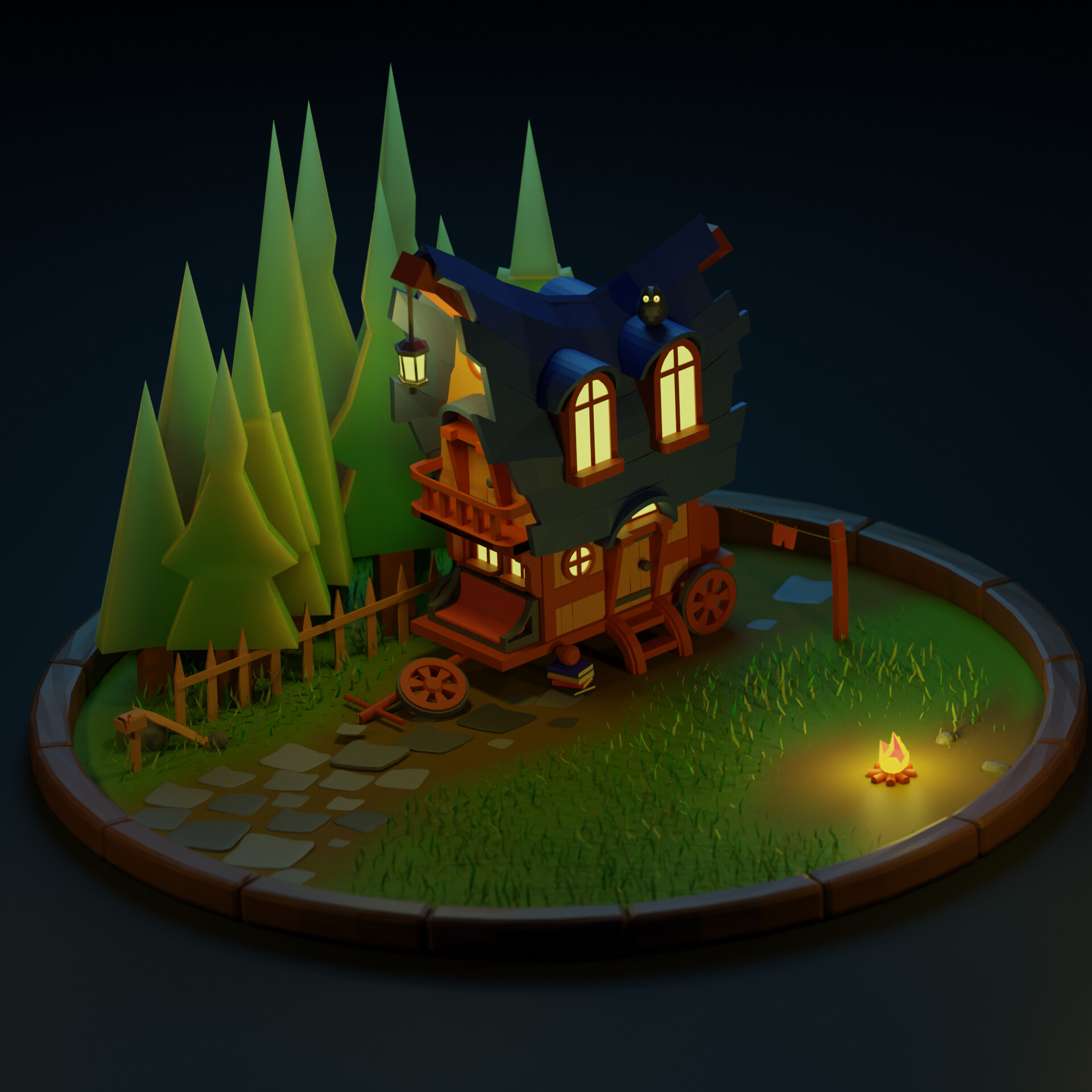ArtStation - House on wheels
