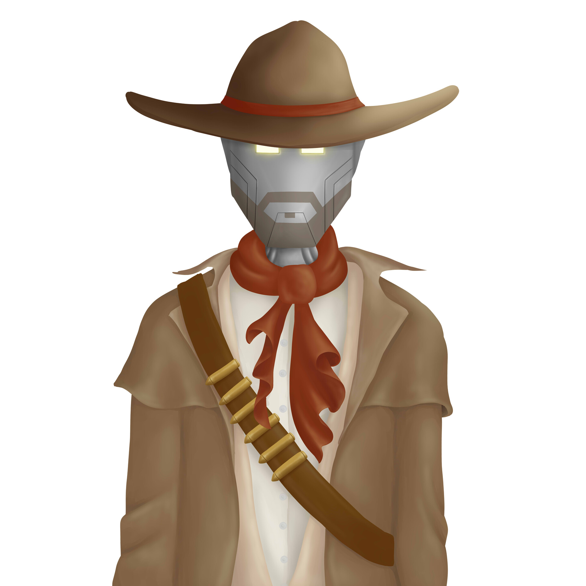 Julia Williams - Robot Cowfolk - Outlaw