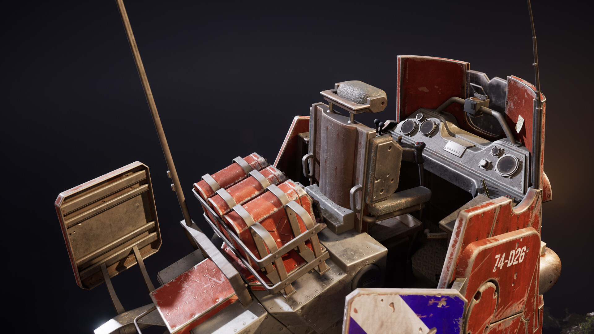 Daniel Strickland - Environment Artist - Flamethrower Mech