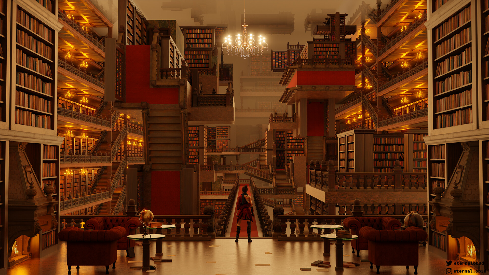 ArtStation - Bibliotheca Aeterna