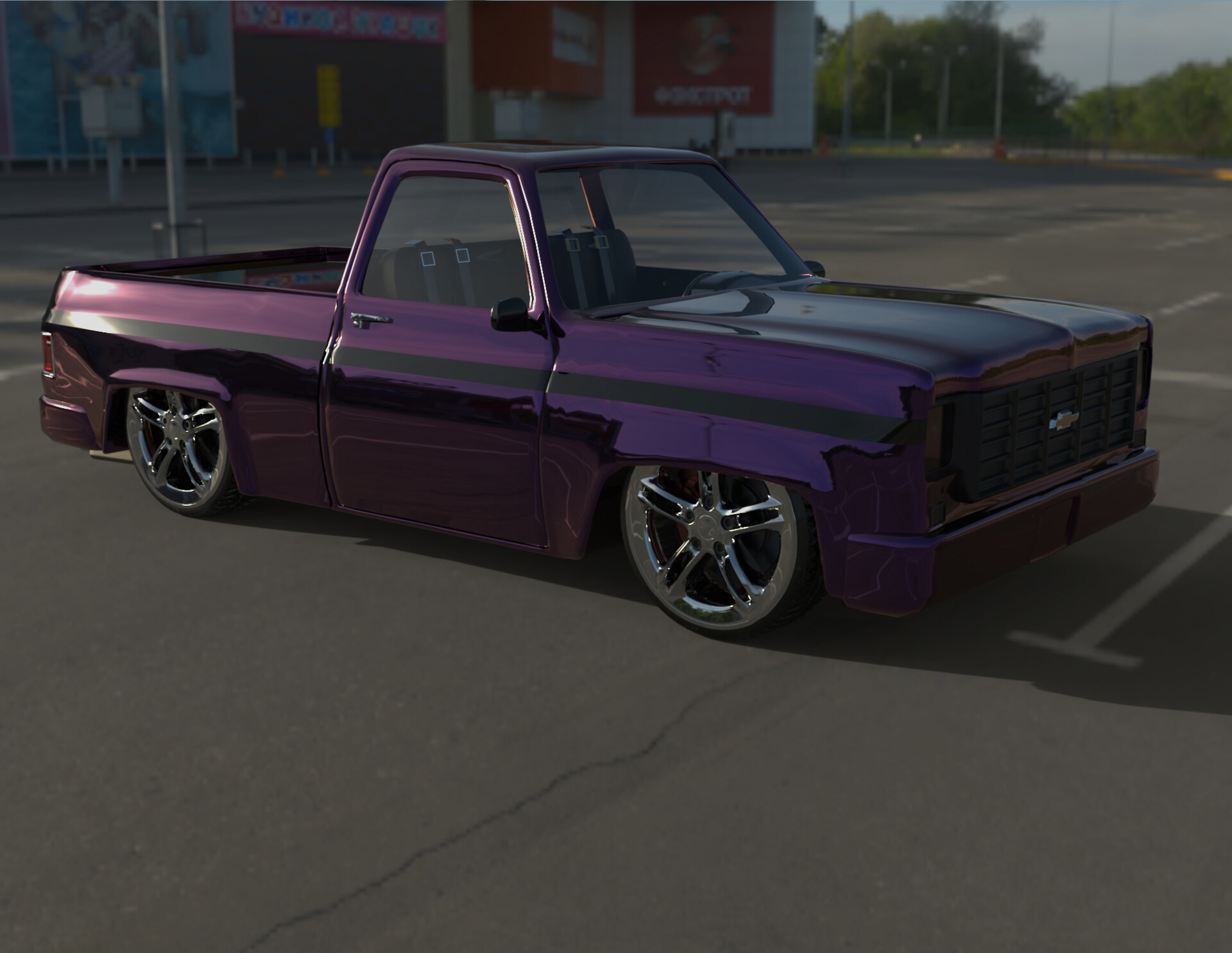 ArtStation - chevrolet c10