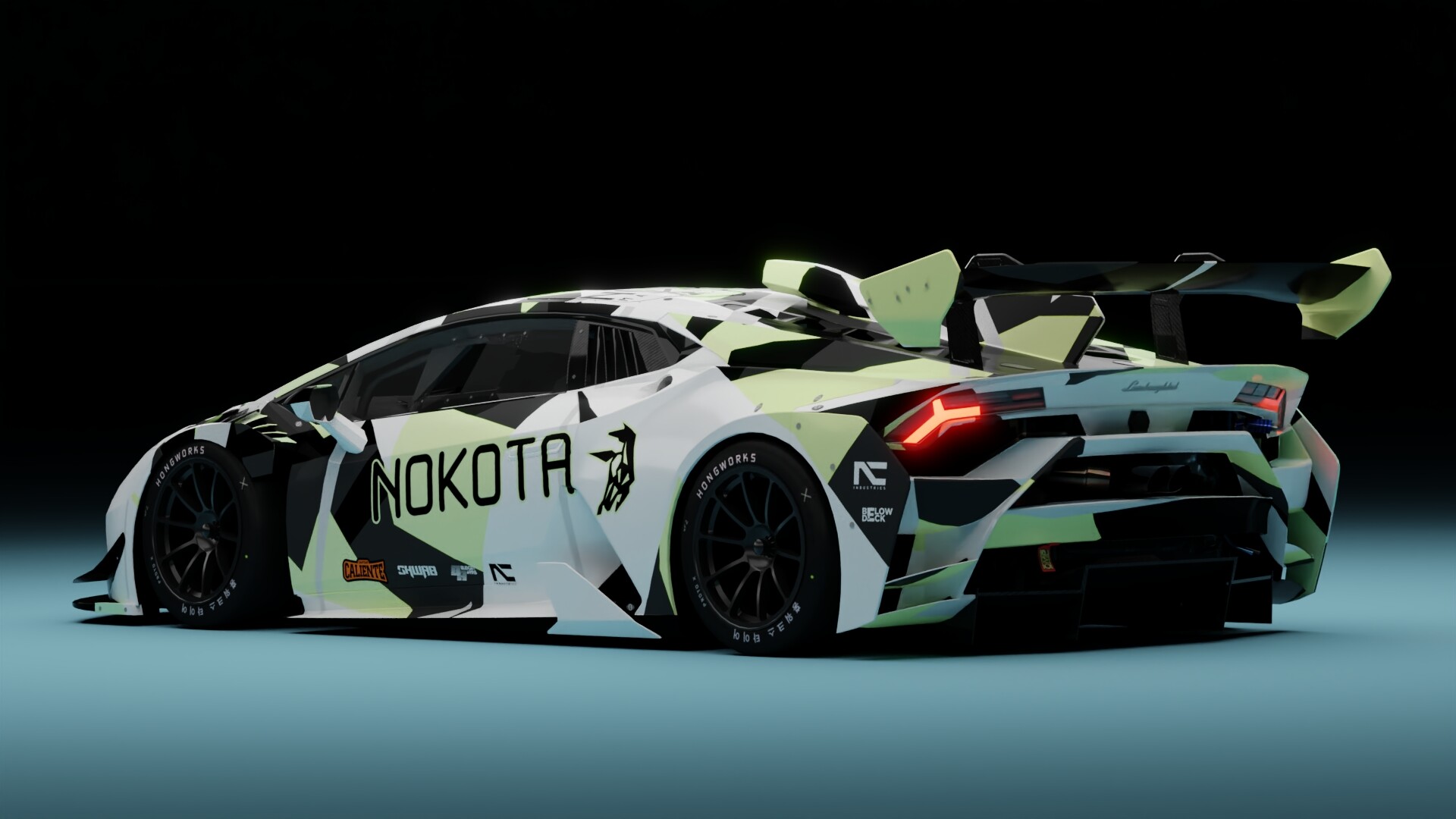 ArtStation - Lamborghini Super Trofeo Cyberpunk 2077 Nokota livery