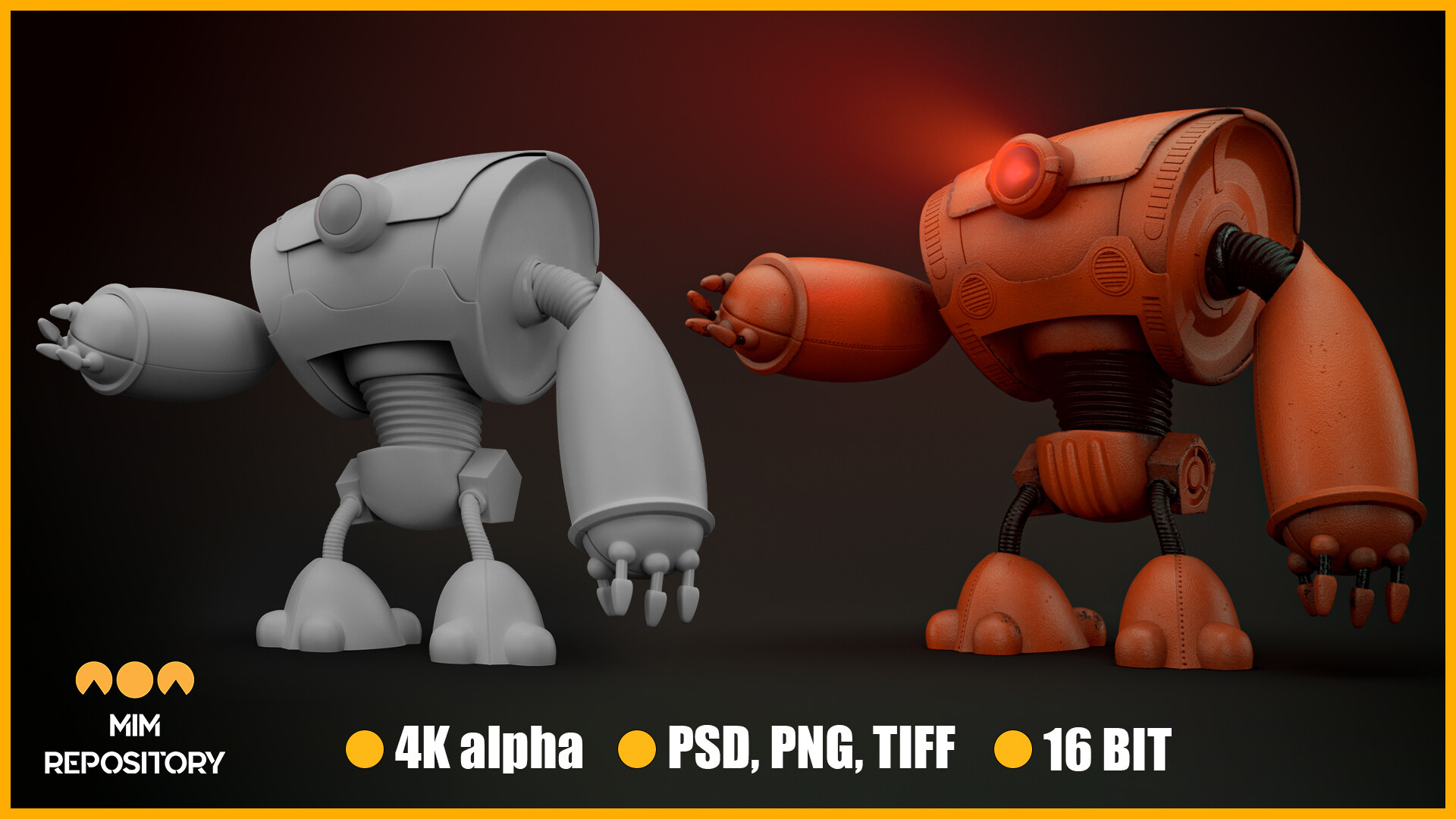 3D Assets Repository - 309 Hardsurface Alpha