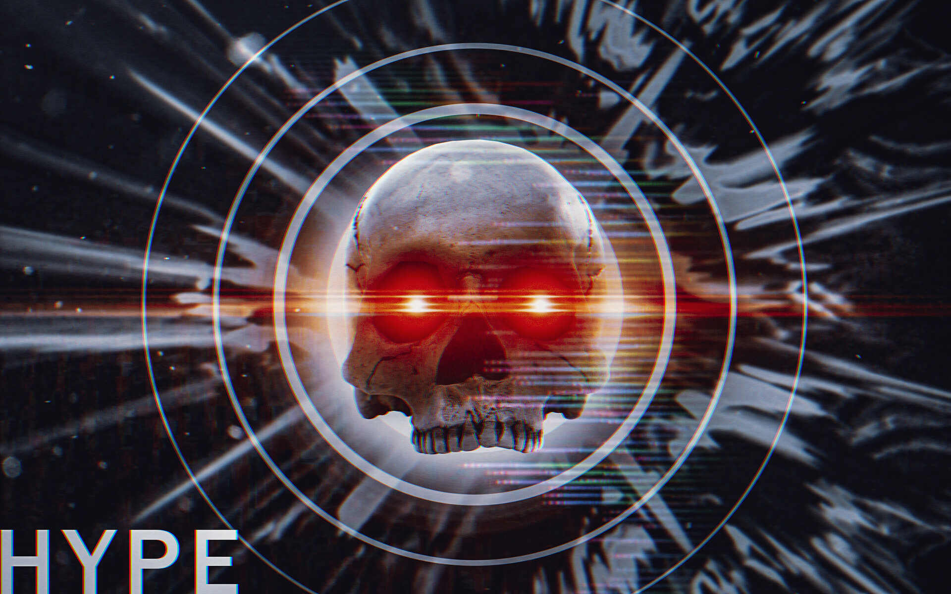 ArtStation - Glitch skull