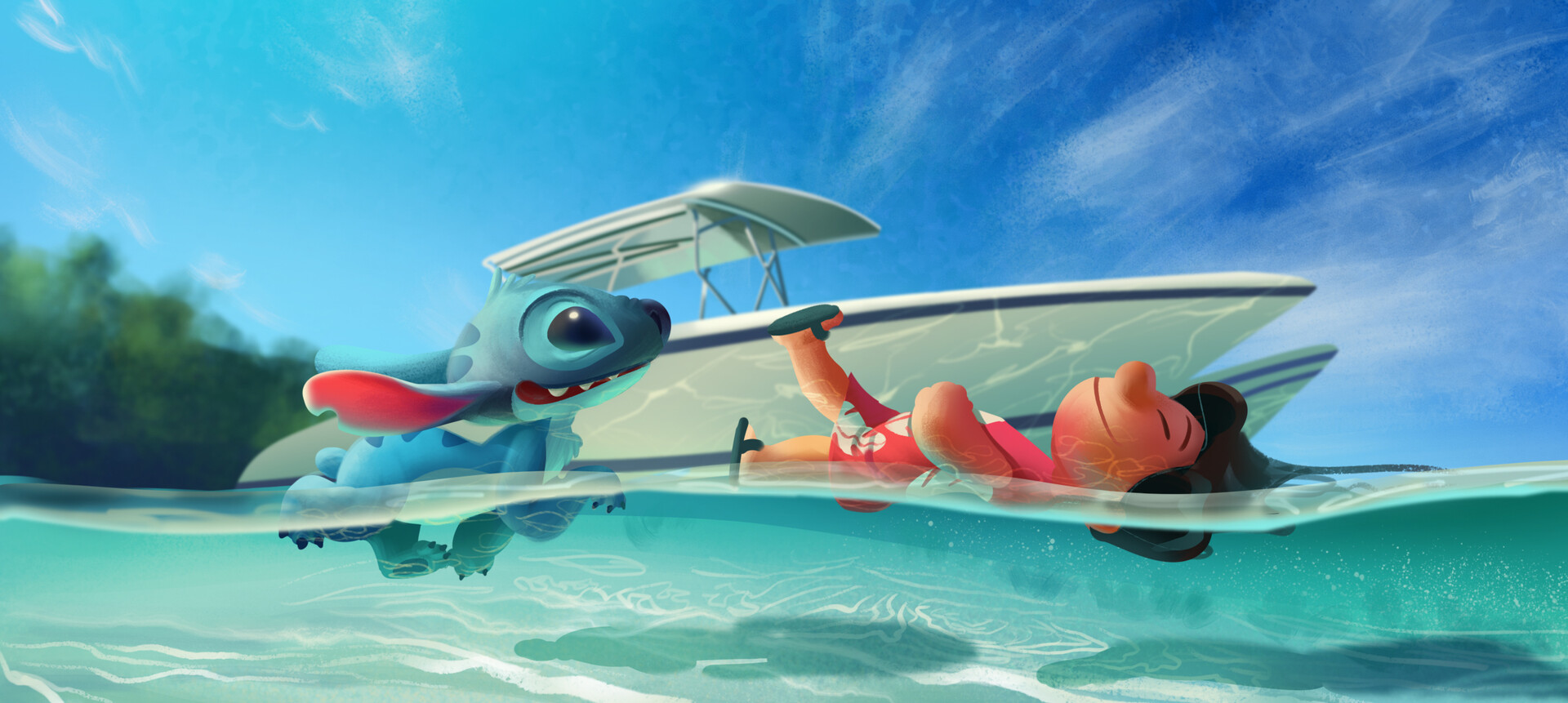 ArtStation - Lilo and Stitch