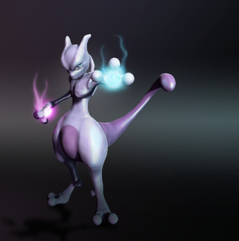 ArtStation - Mewtwo