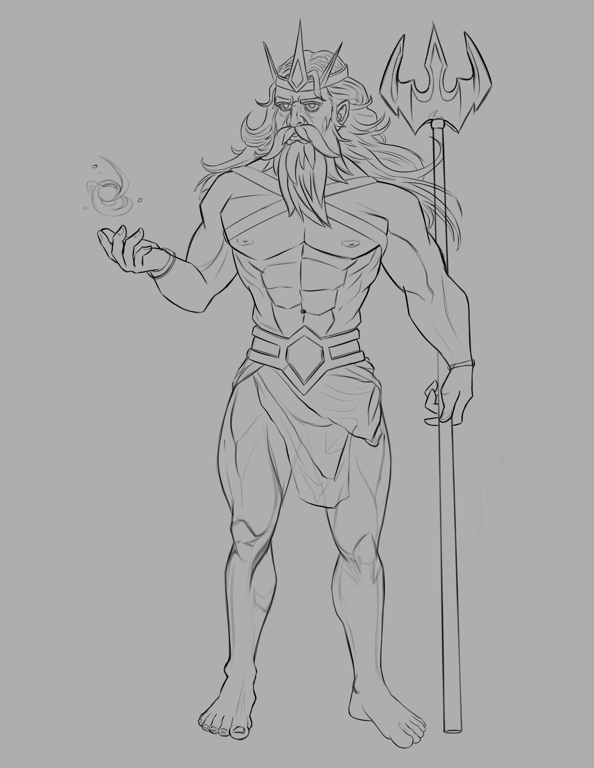 Poseidon Draw Something