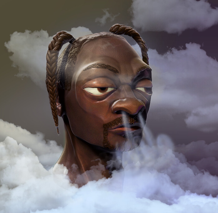 ArtStation - SnoopDogg Head Stylized