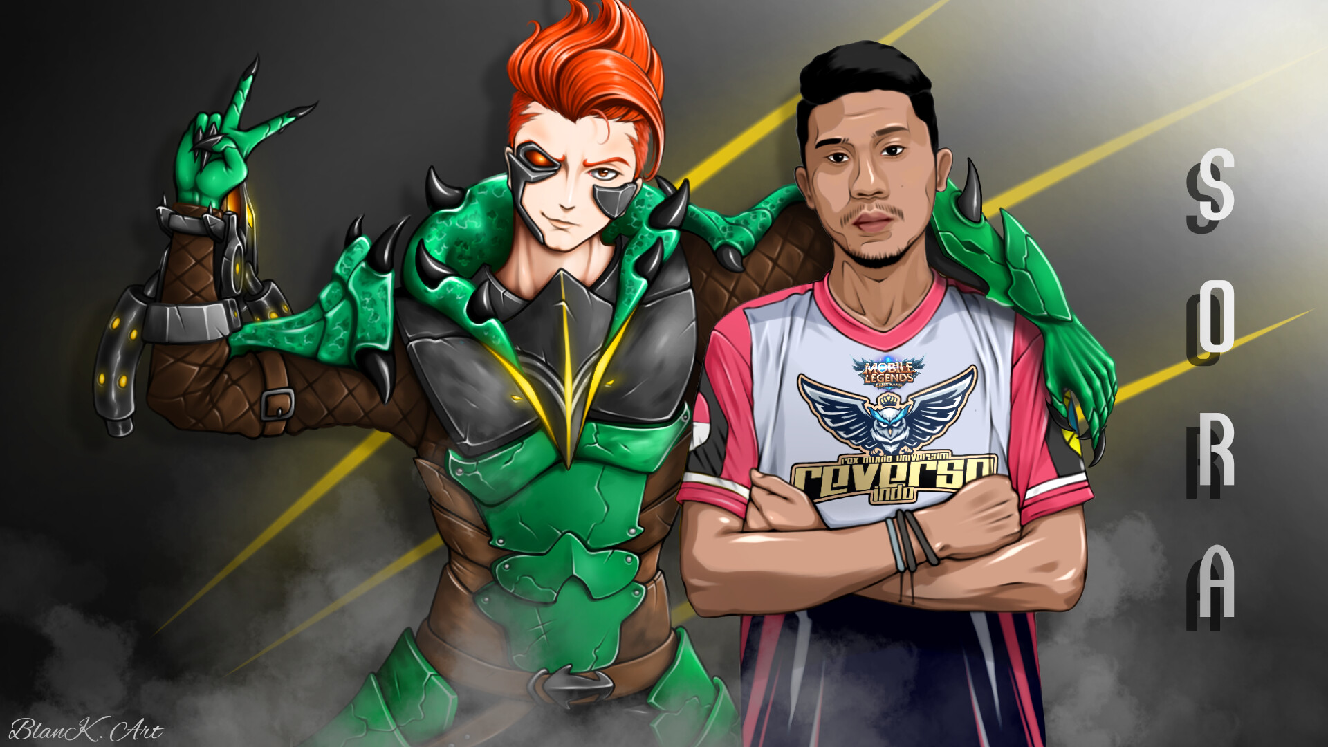 ArtStation - Sora x Cloude MLBB