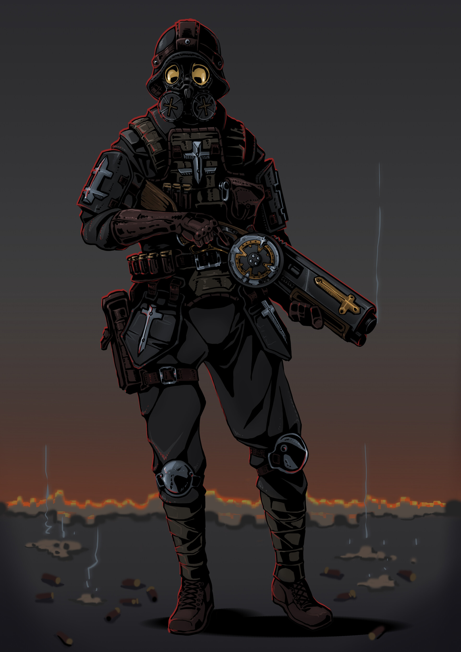 ArtStation - Inqusition operative soldier