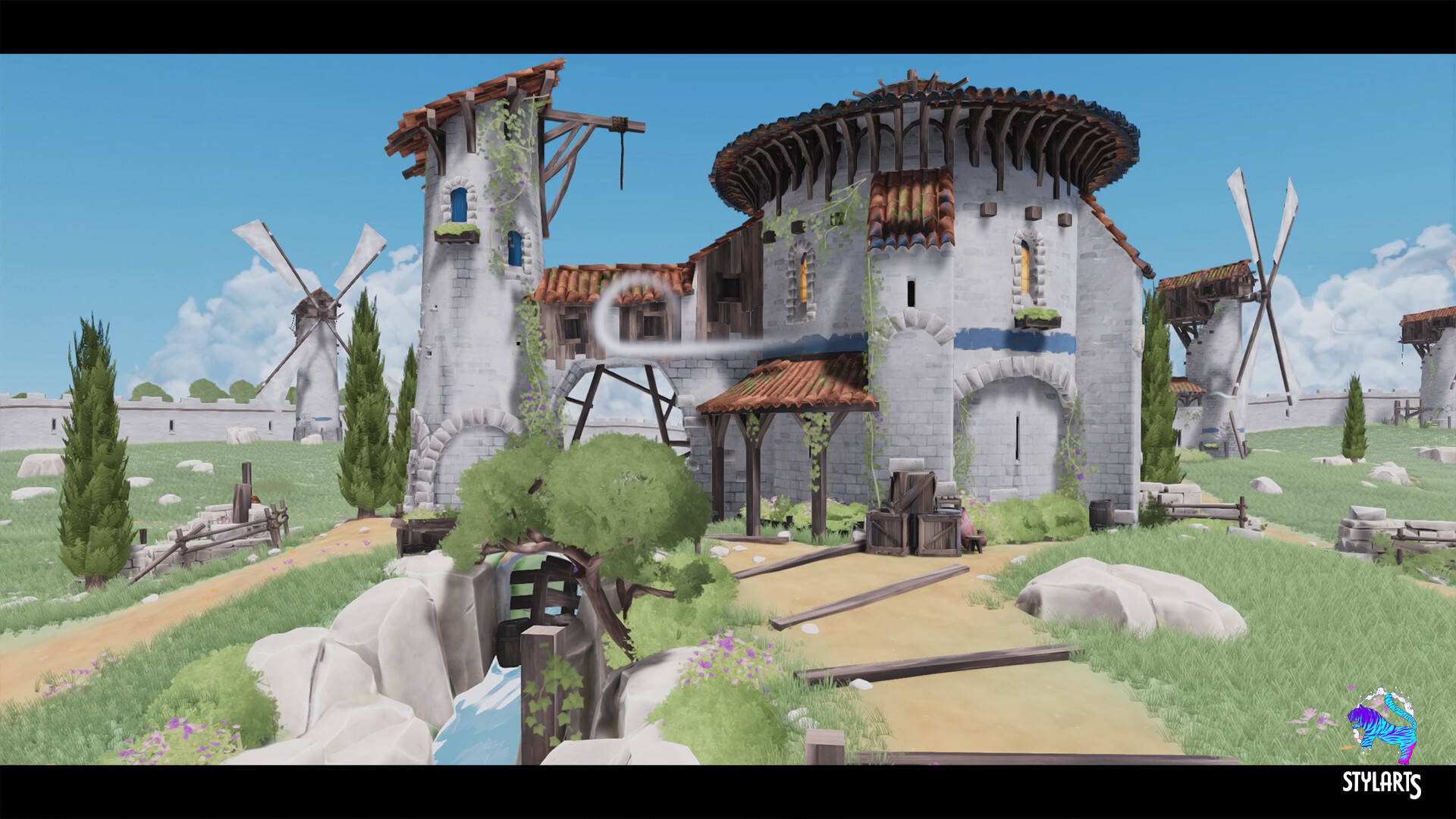 ArtStation - Stylized Fantasy Provencal-Unity Recreation