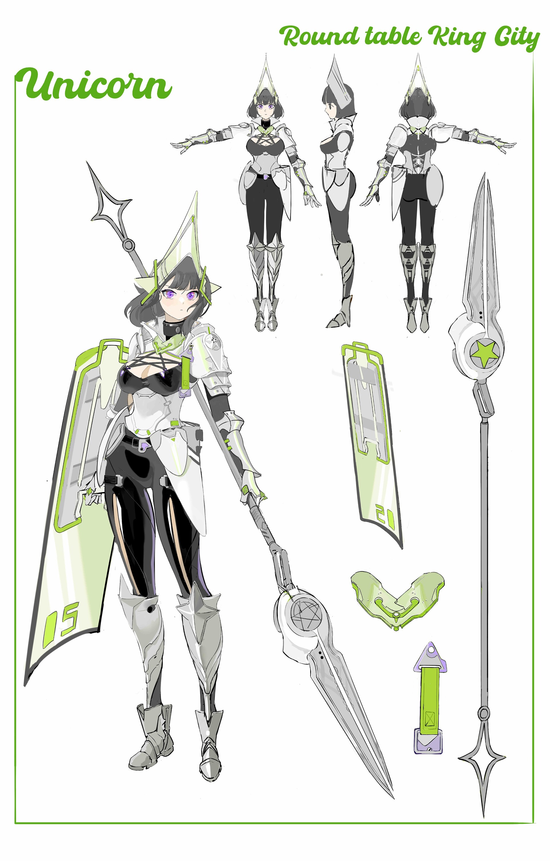 ArtStation - practice armour character