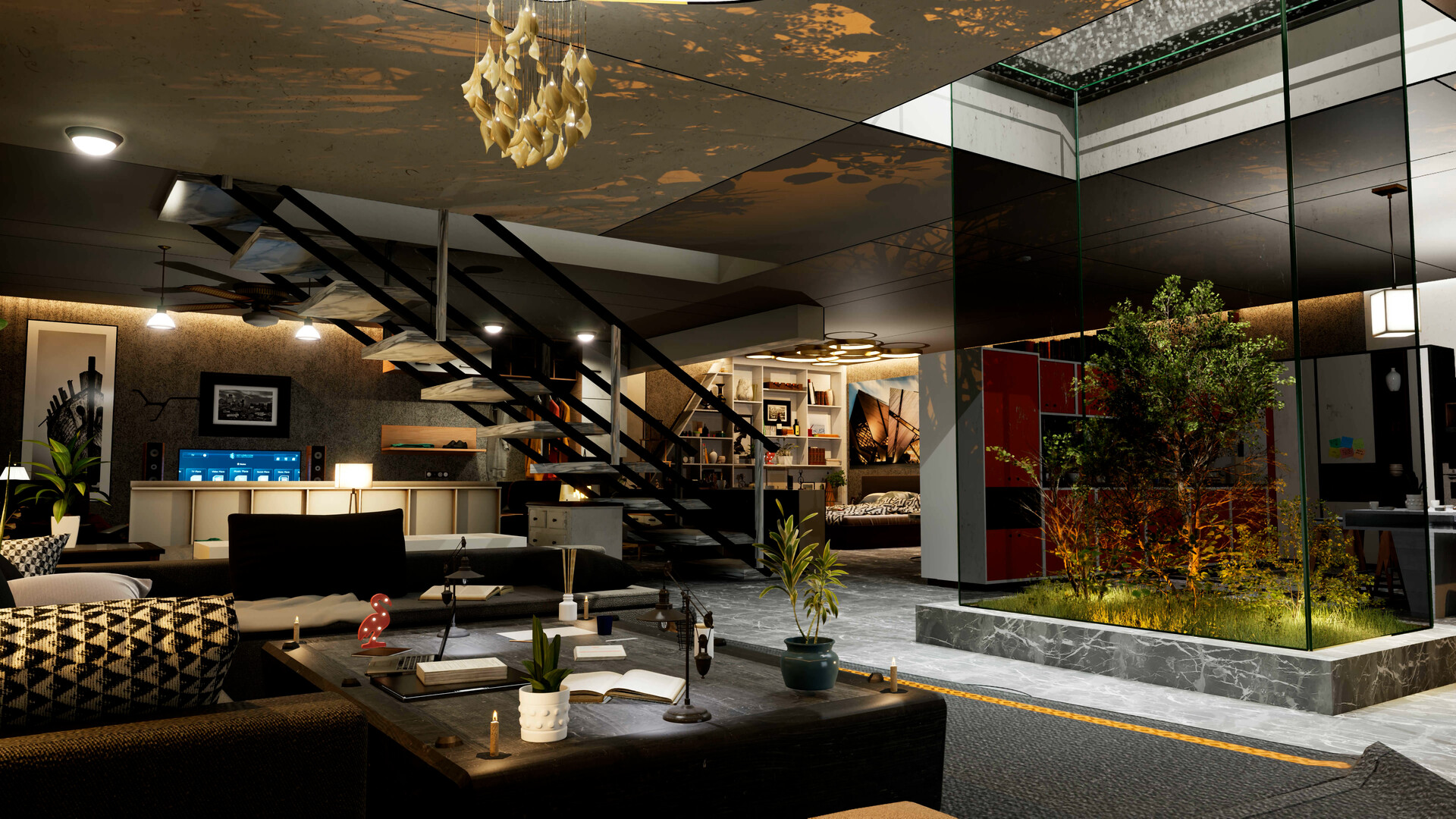 Lehusha Ivan - Modern Interior - Real-Time Lumen 8k and 60 fps project ...