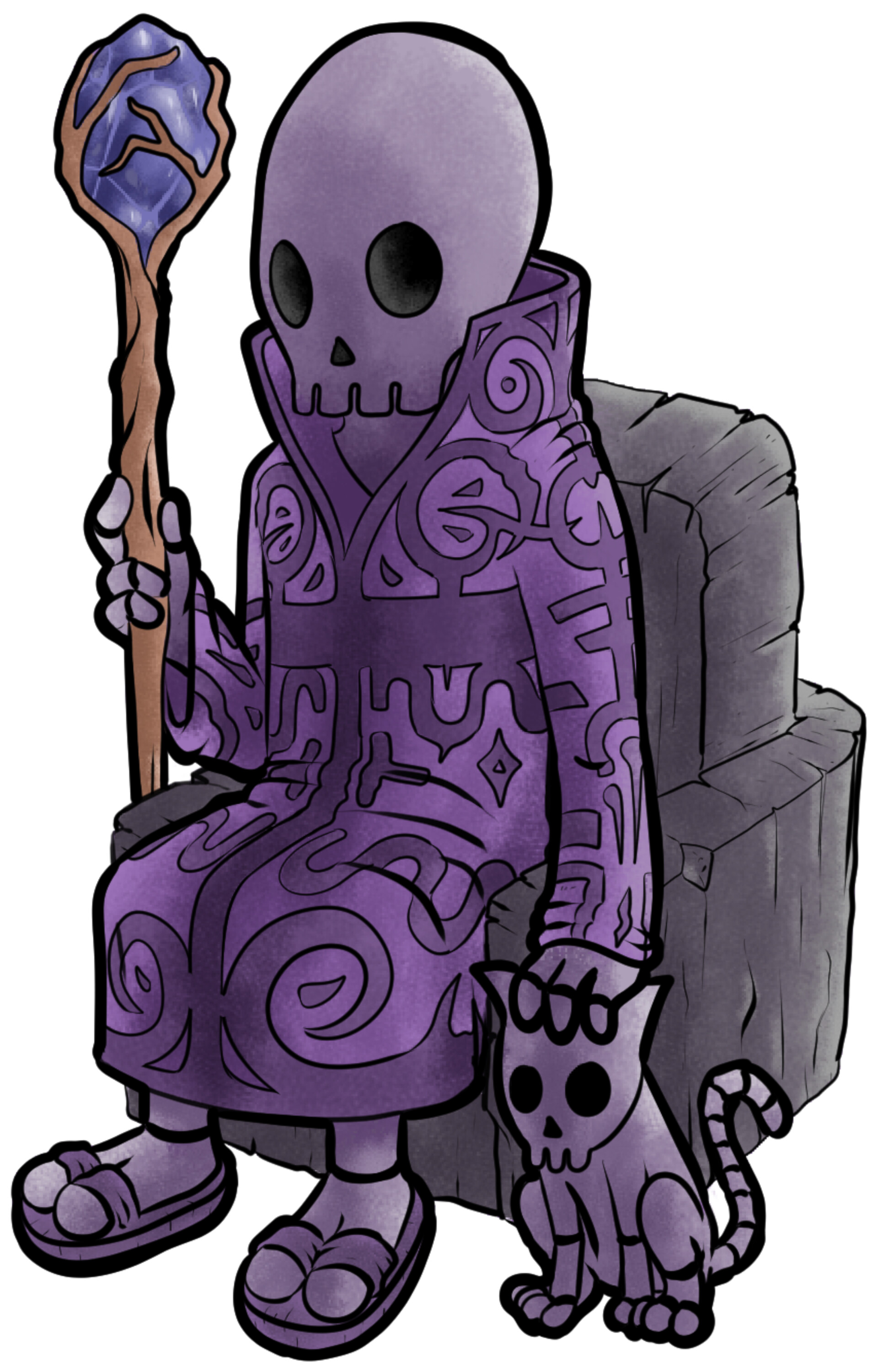 ArtStation - Skull wizard