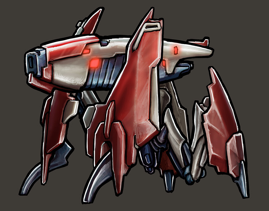 ArtStation - Sci Fi 2D platformer concept art