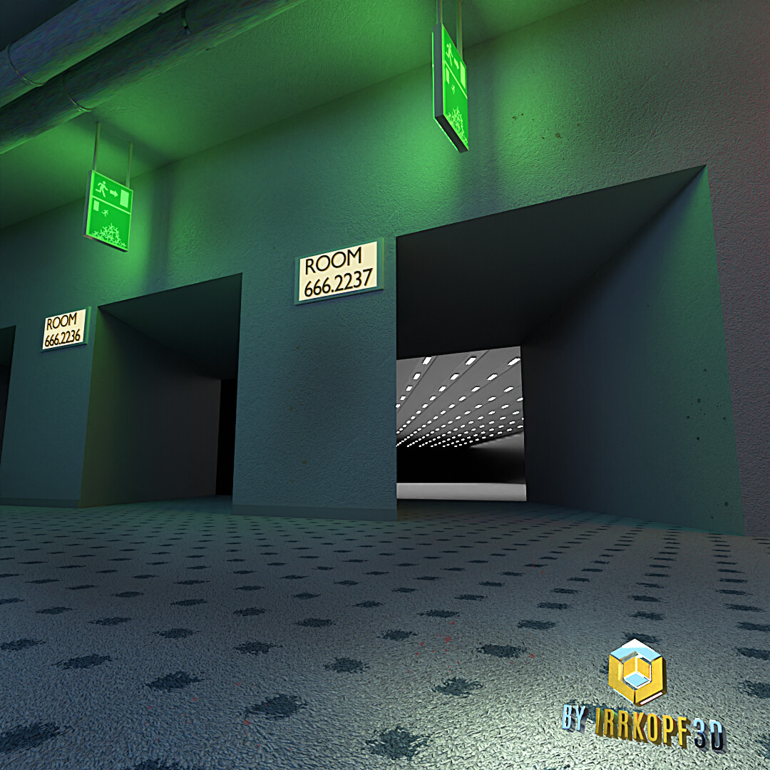 ArtStation - NO EXIT - Creepy Horror