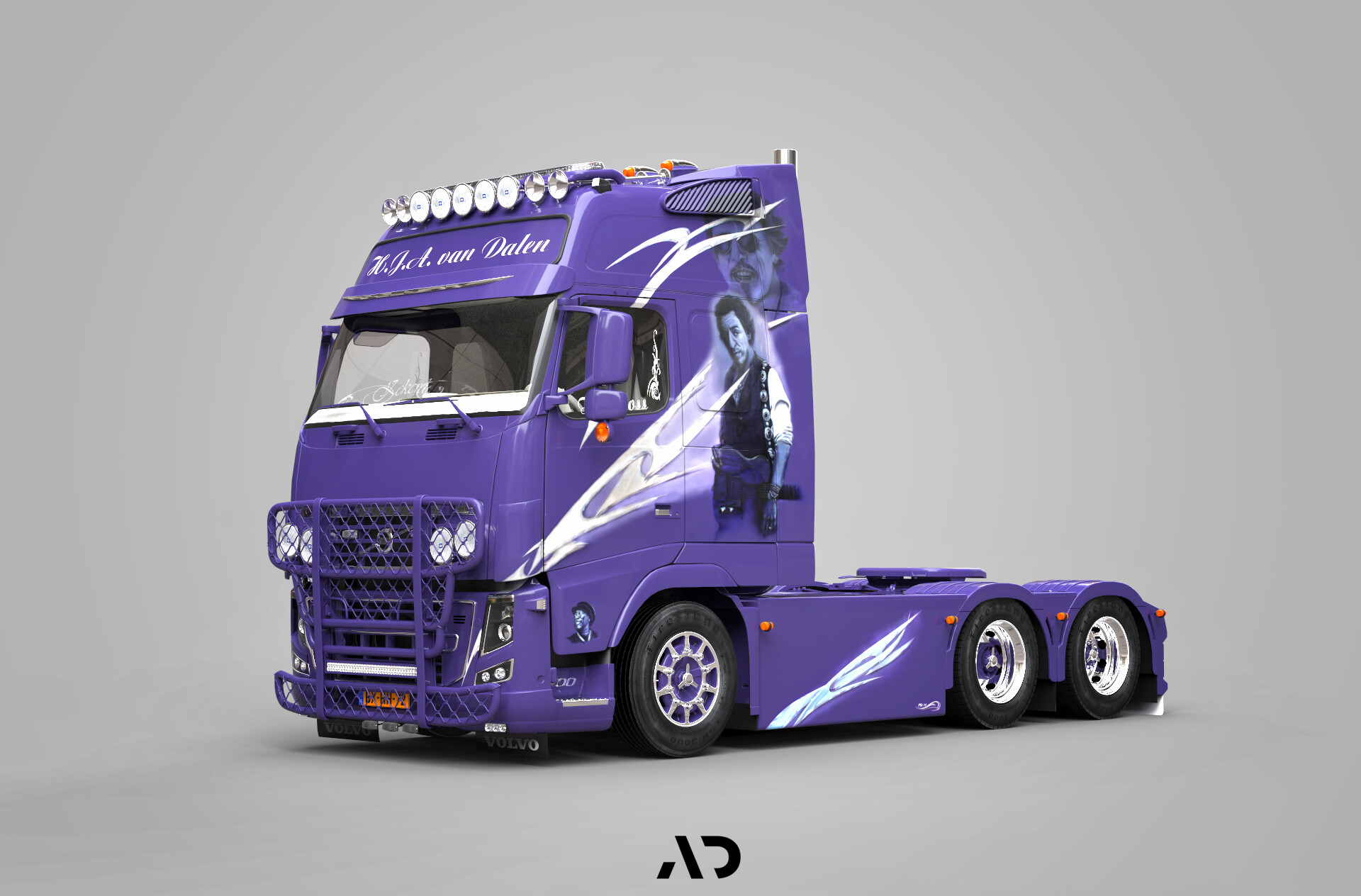 ArtStation - Volvo FH16 "The Boss"