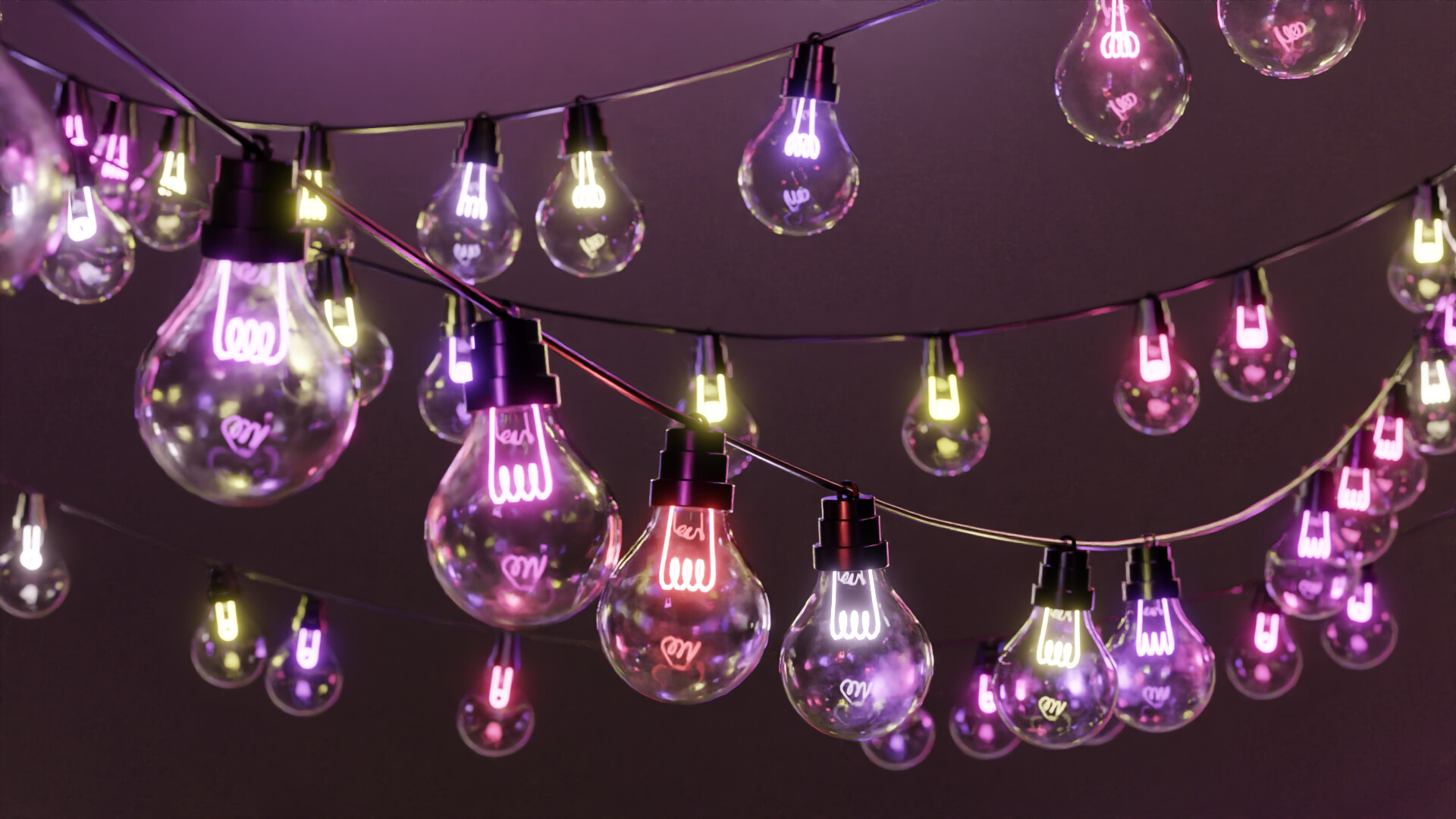 ArtStation - String Lights (Geometry Nodes)
