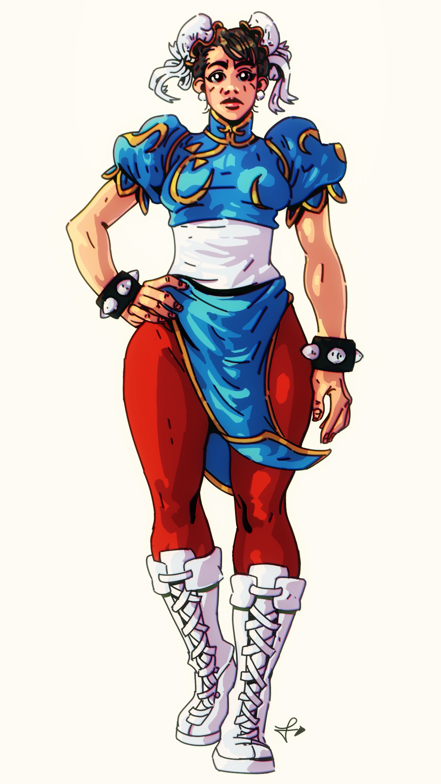 ArtStation - chun-li street fighter fan art