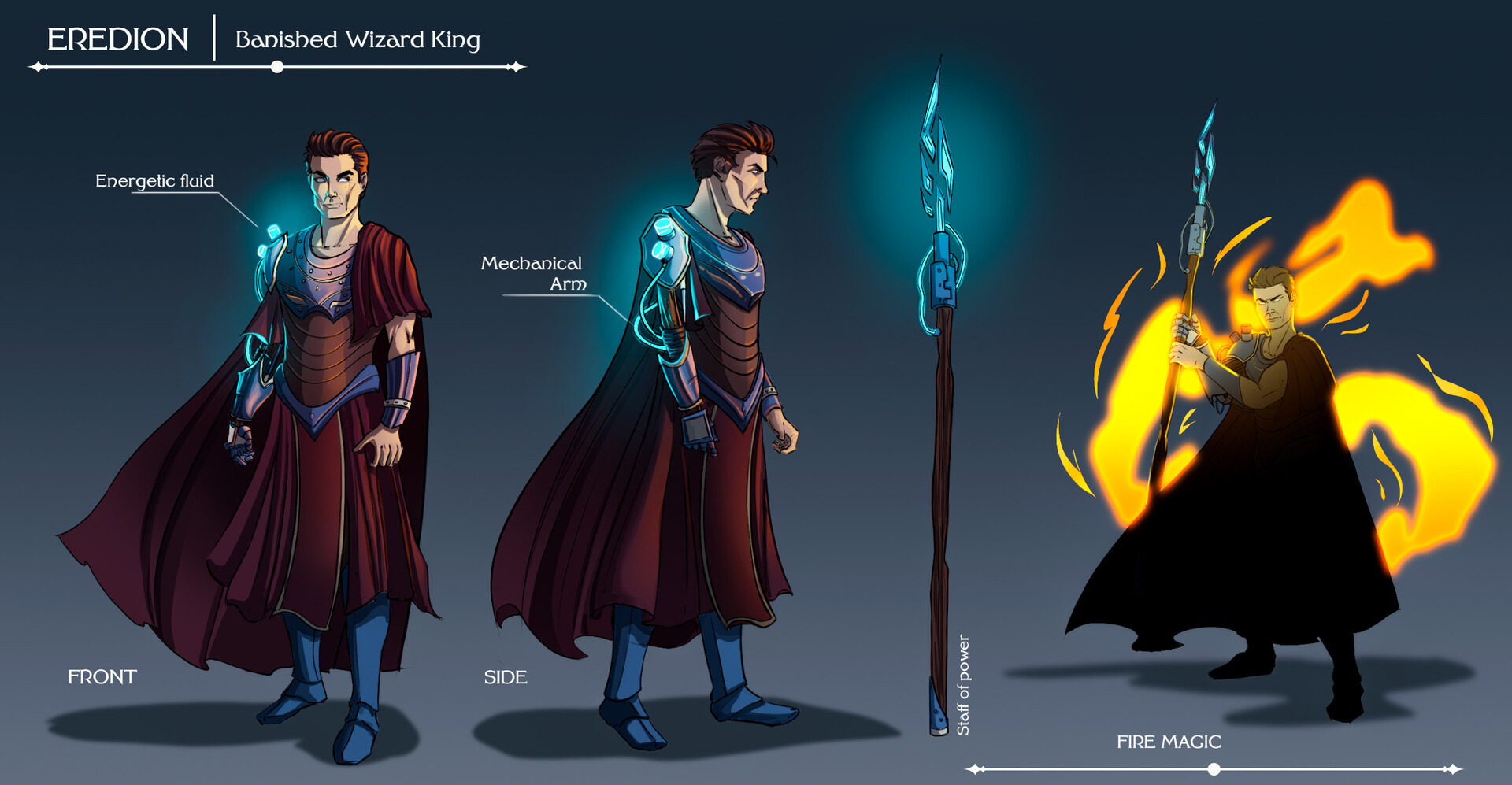 Eban Vázquez - Eredion-character design