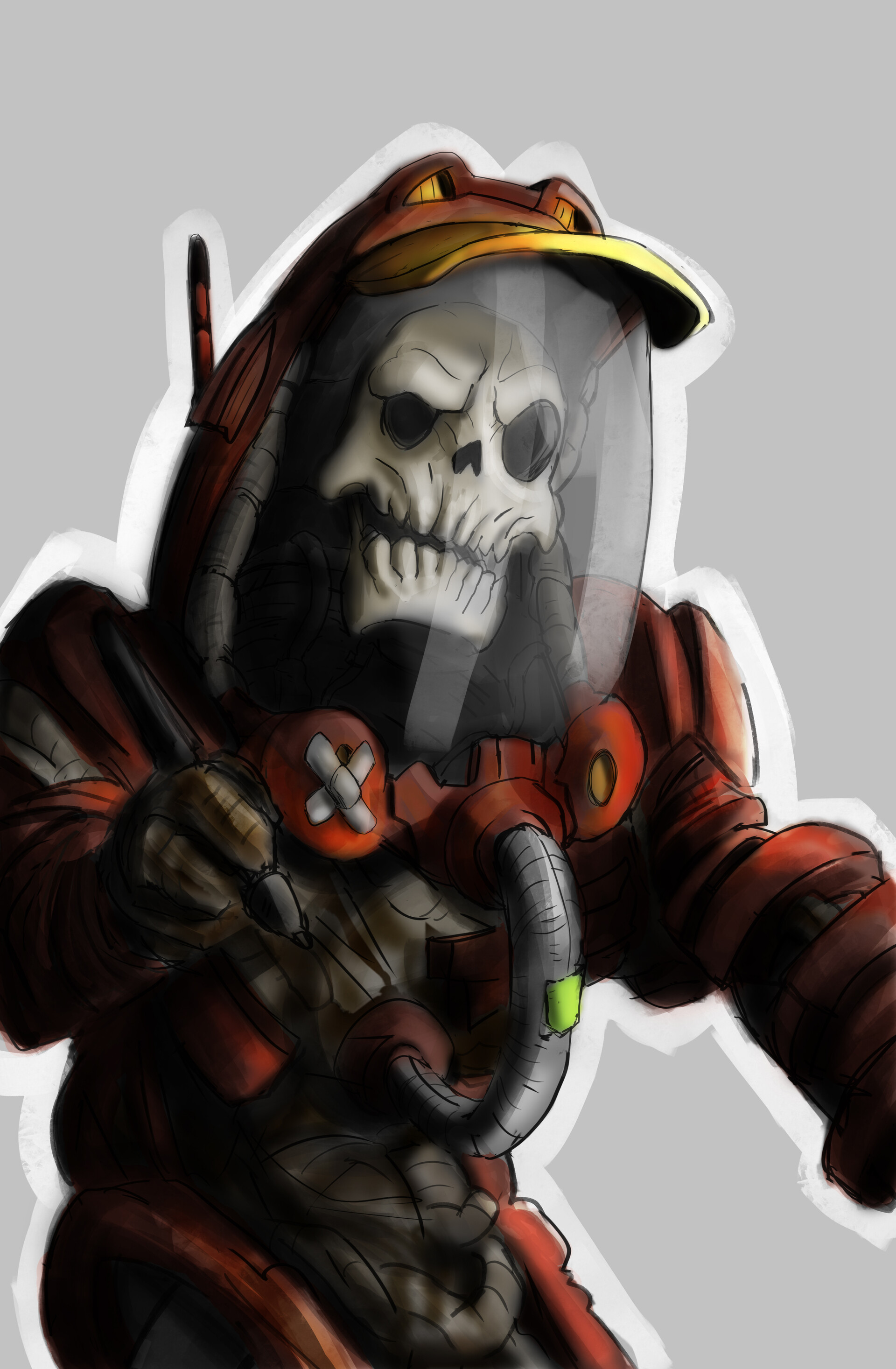 ArtStation - Space Skeleton