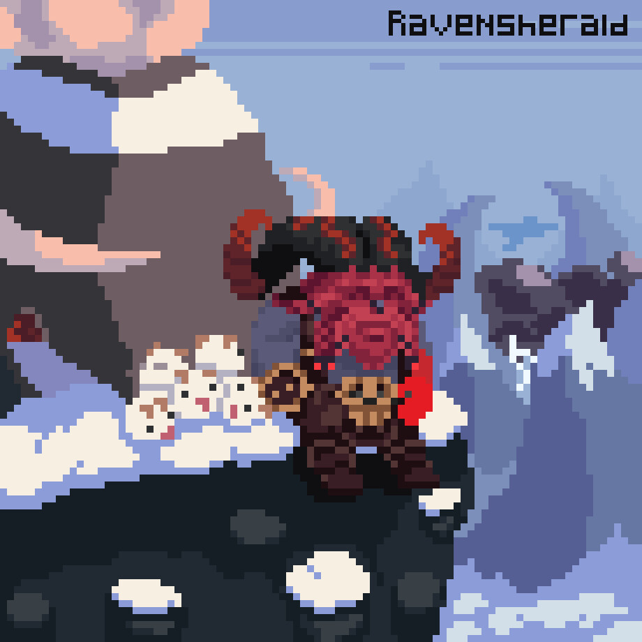ArtStation - Ornn pixel art