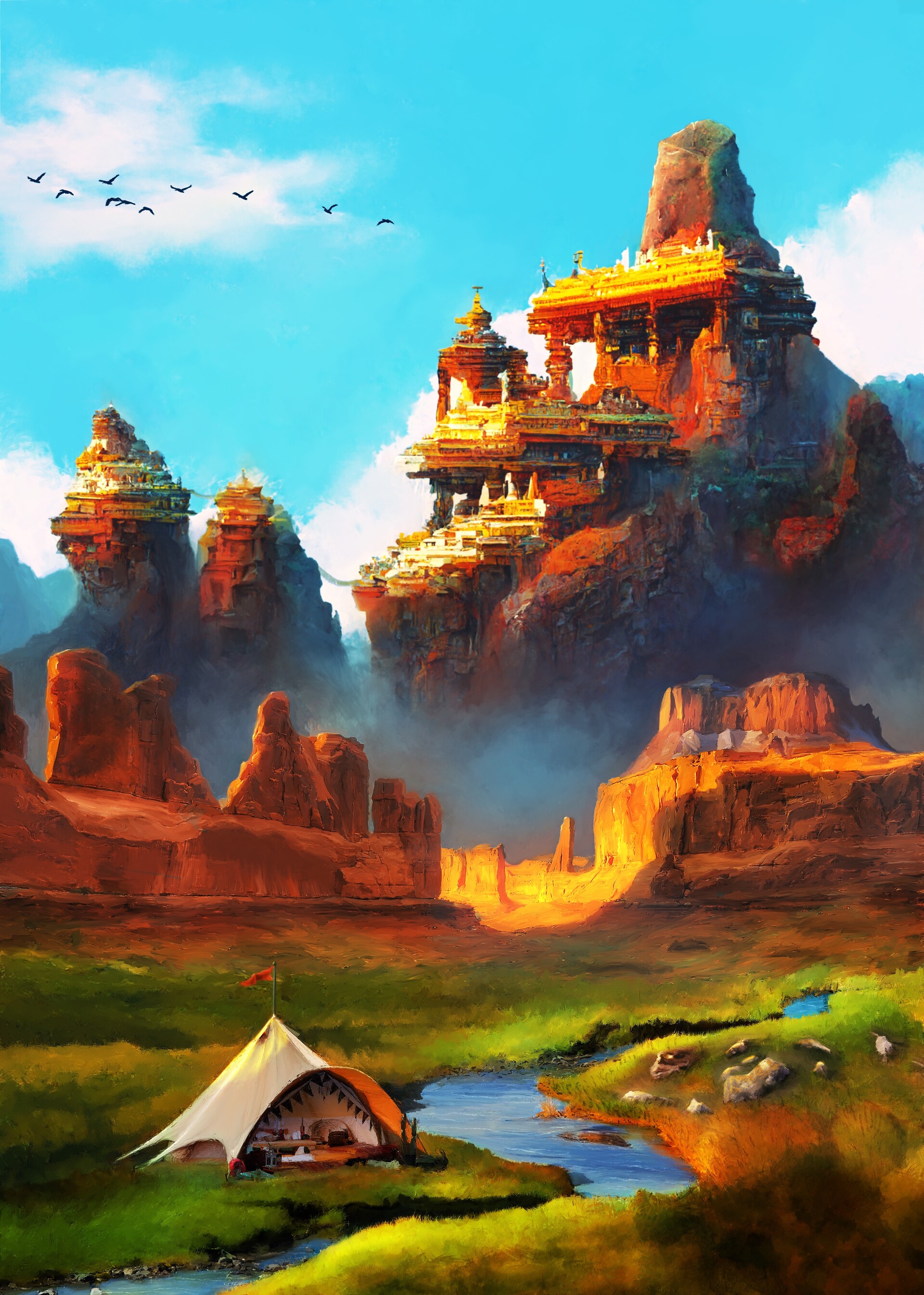 ArtStation - Pilgrimage to Pantheon