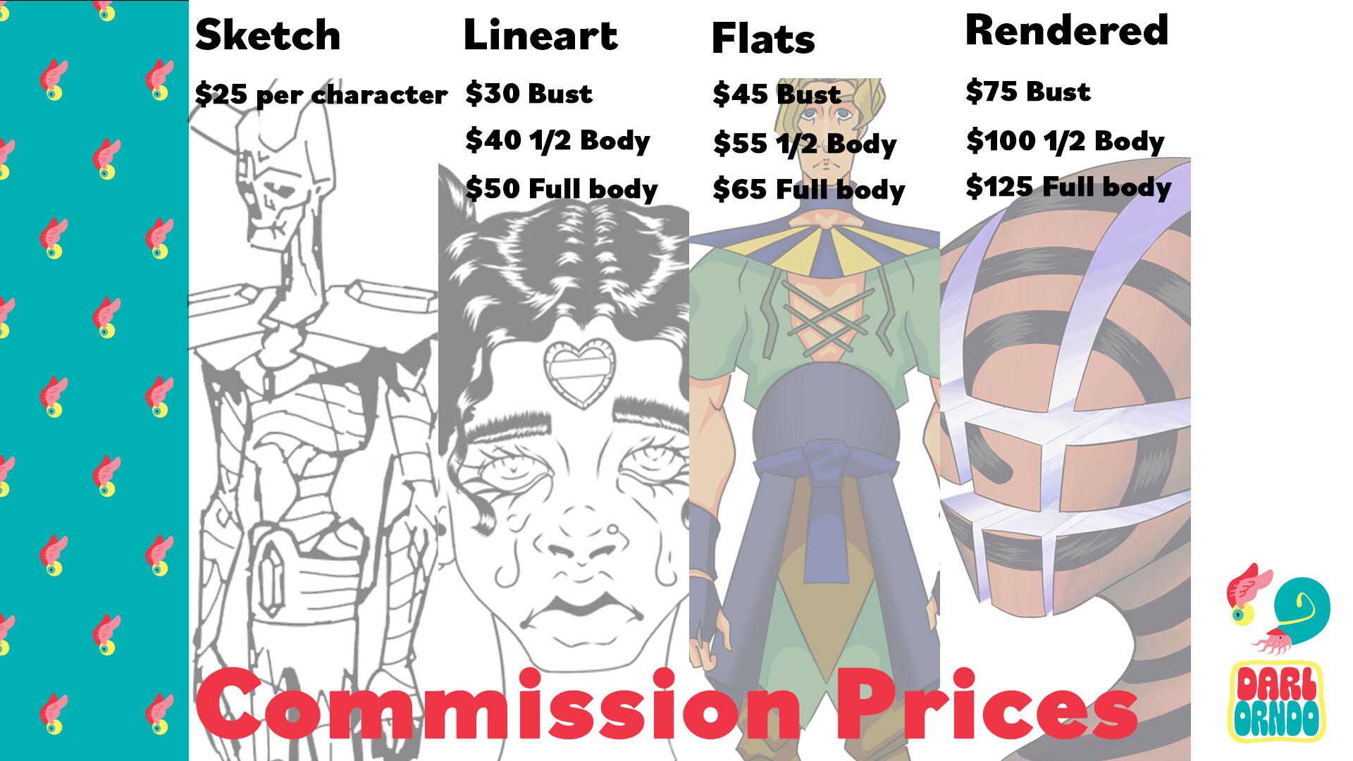 ArtStation - Commission Info