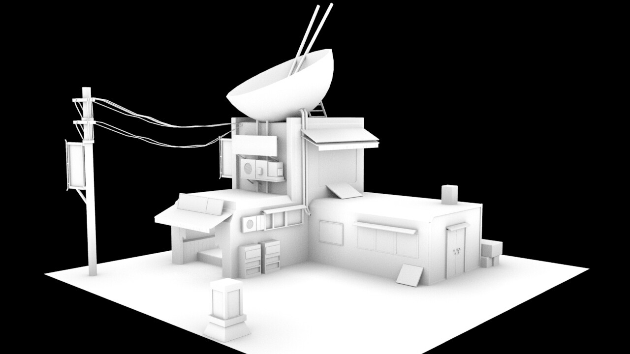 ArtStation - 3d concept bg modeling