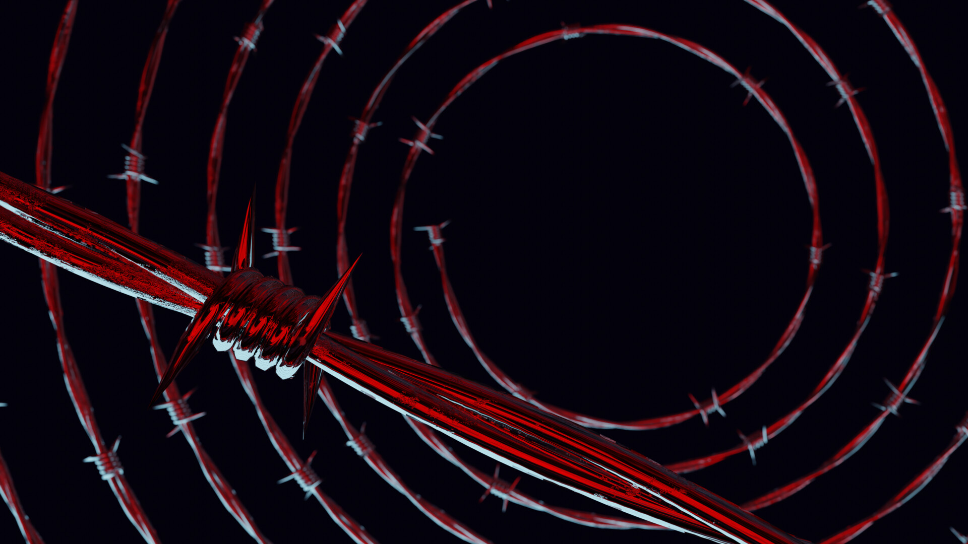 Xavier García Lòpez - Barbed Wires With Geometry Nodes