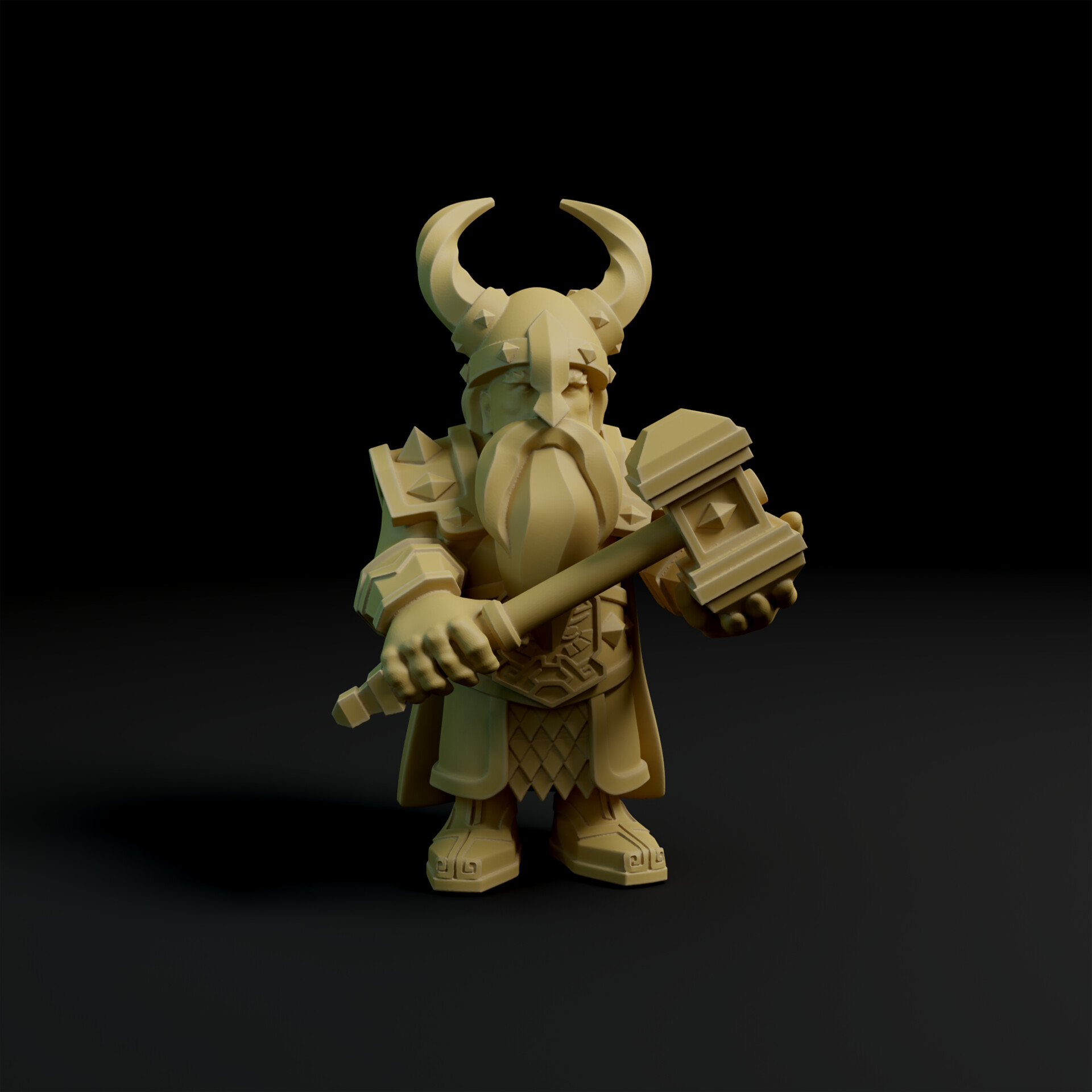 ArtStation - Dwarf Squad (for 3D printing)