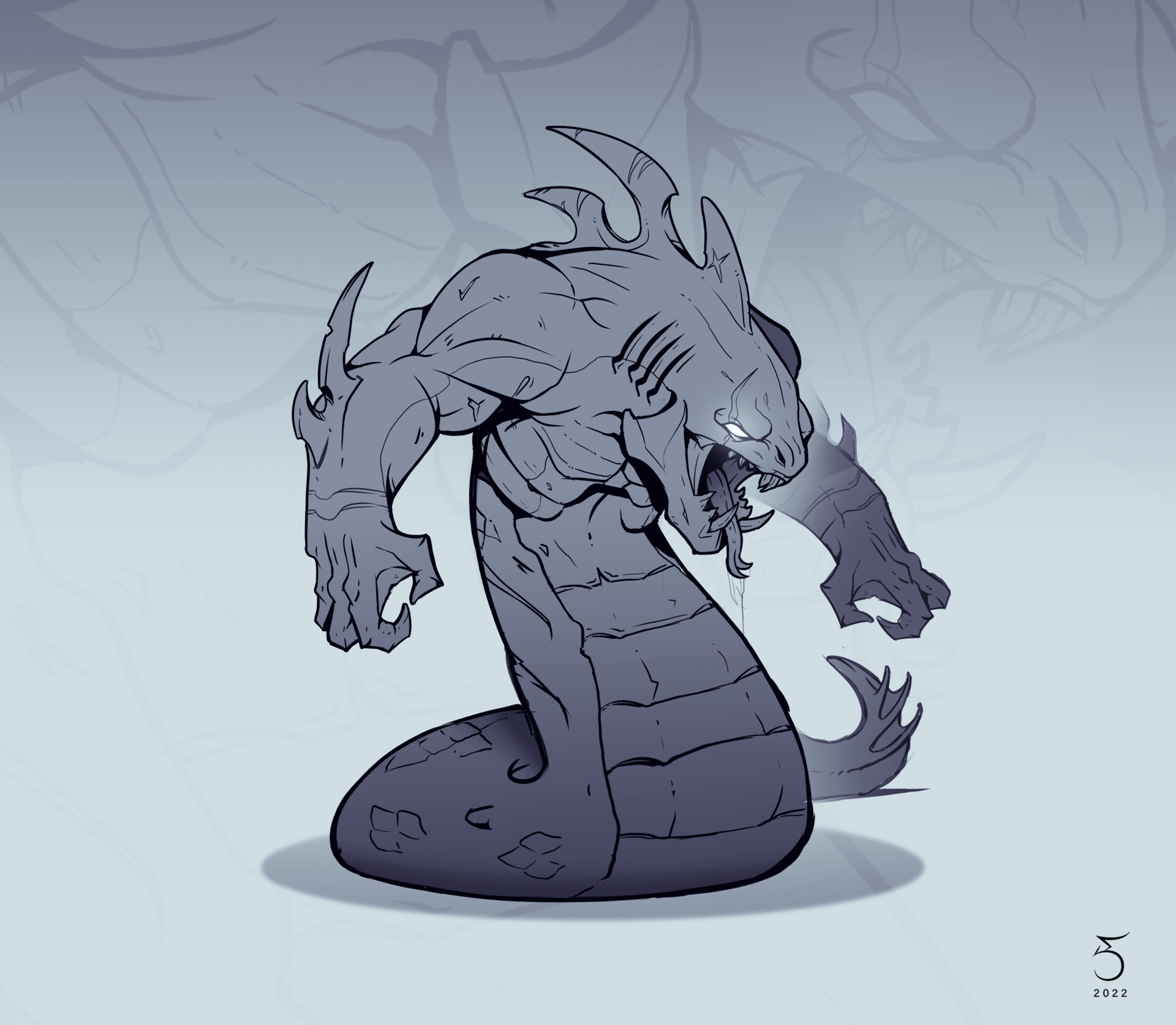 ArtStation - Naga Creature