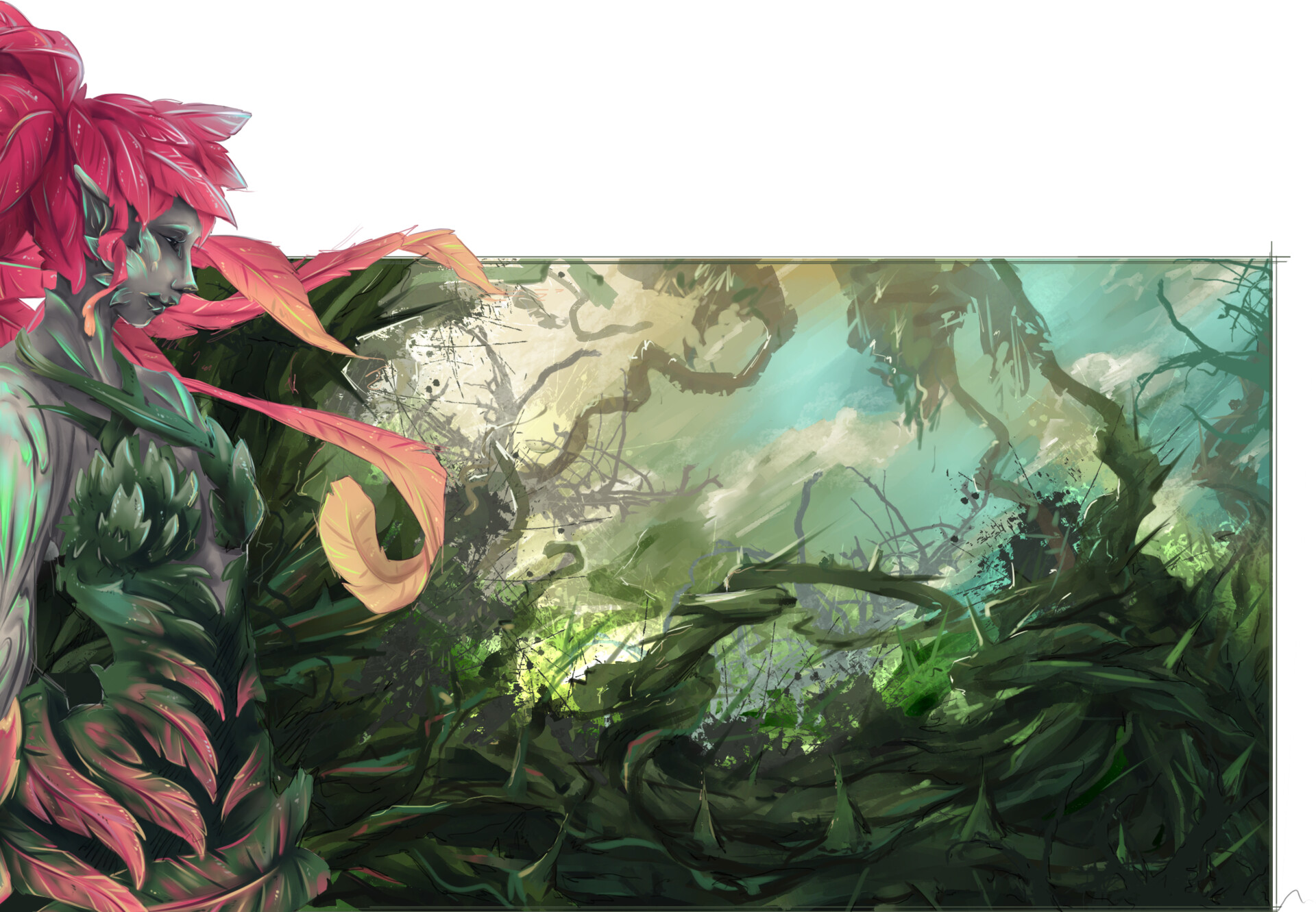 ArtStation - Sylvari - chat cover