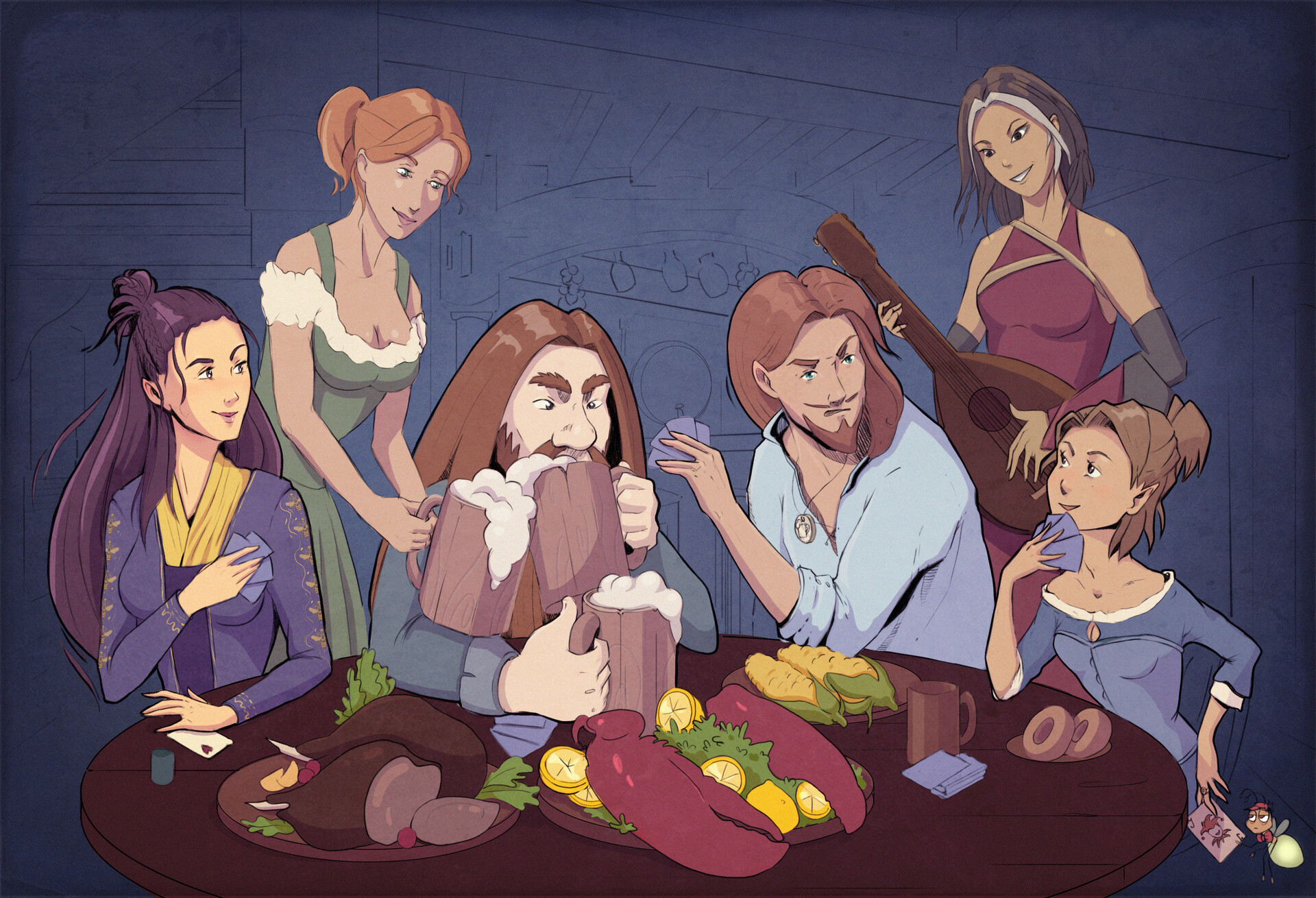 ArtStation - Pathfinder rpg characters