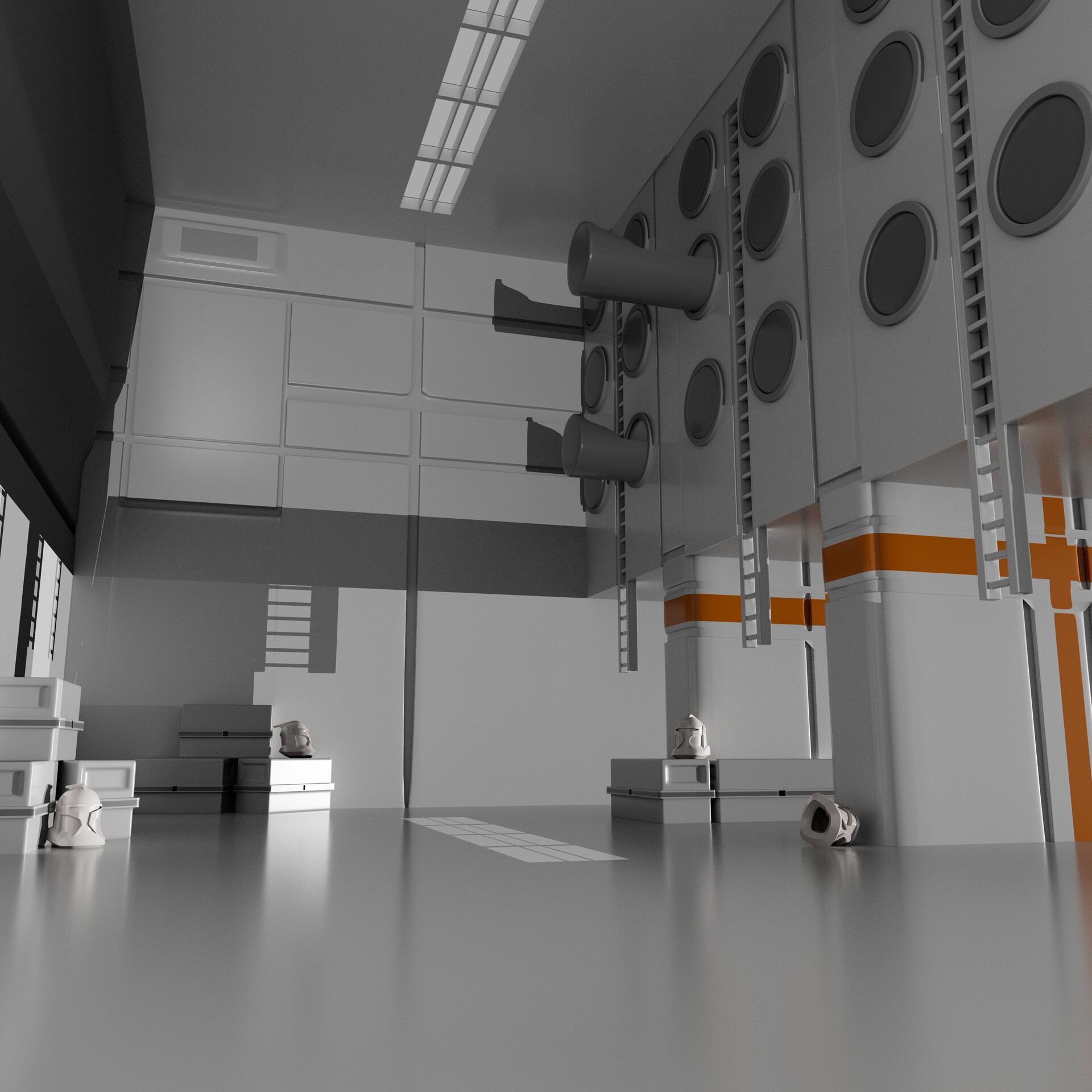 ArtStation - Clone barracks