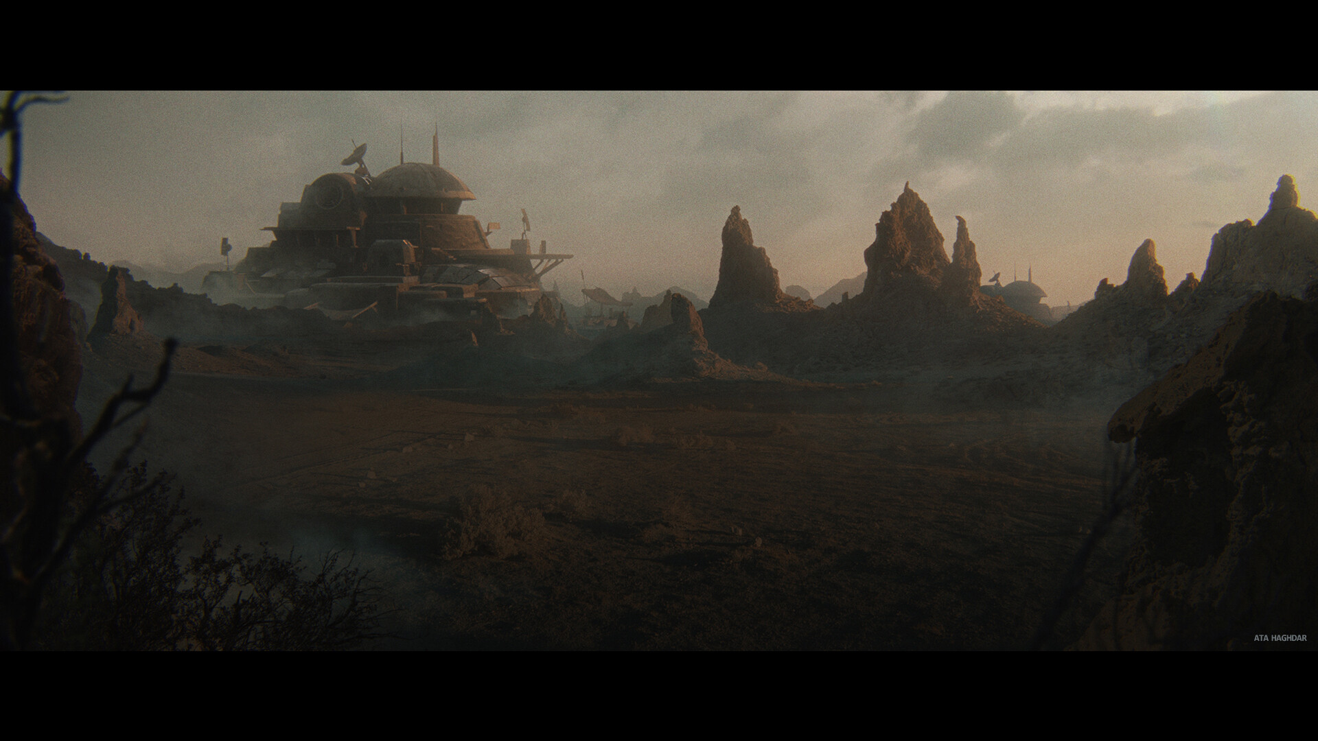 ArtStation - Desert Outpost