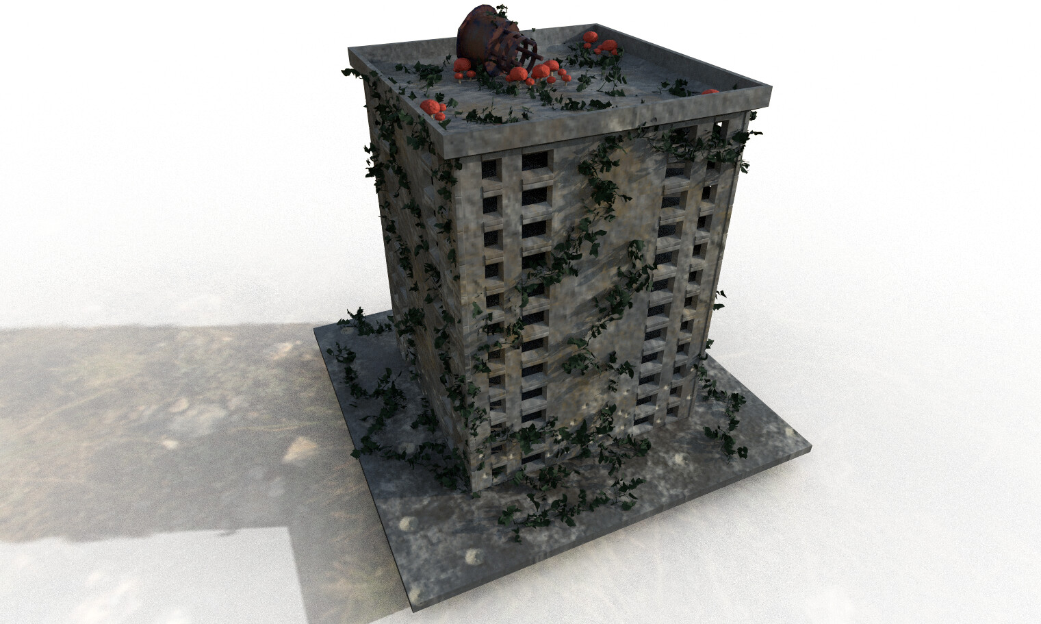 ArtStation - Ruined Building