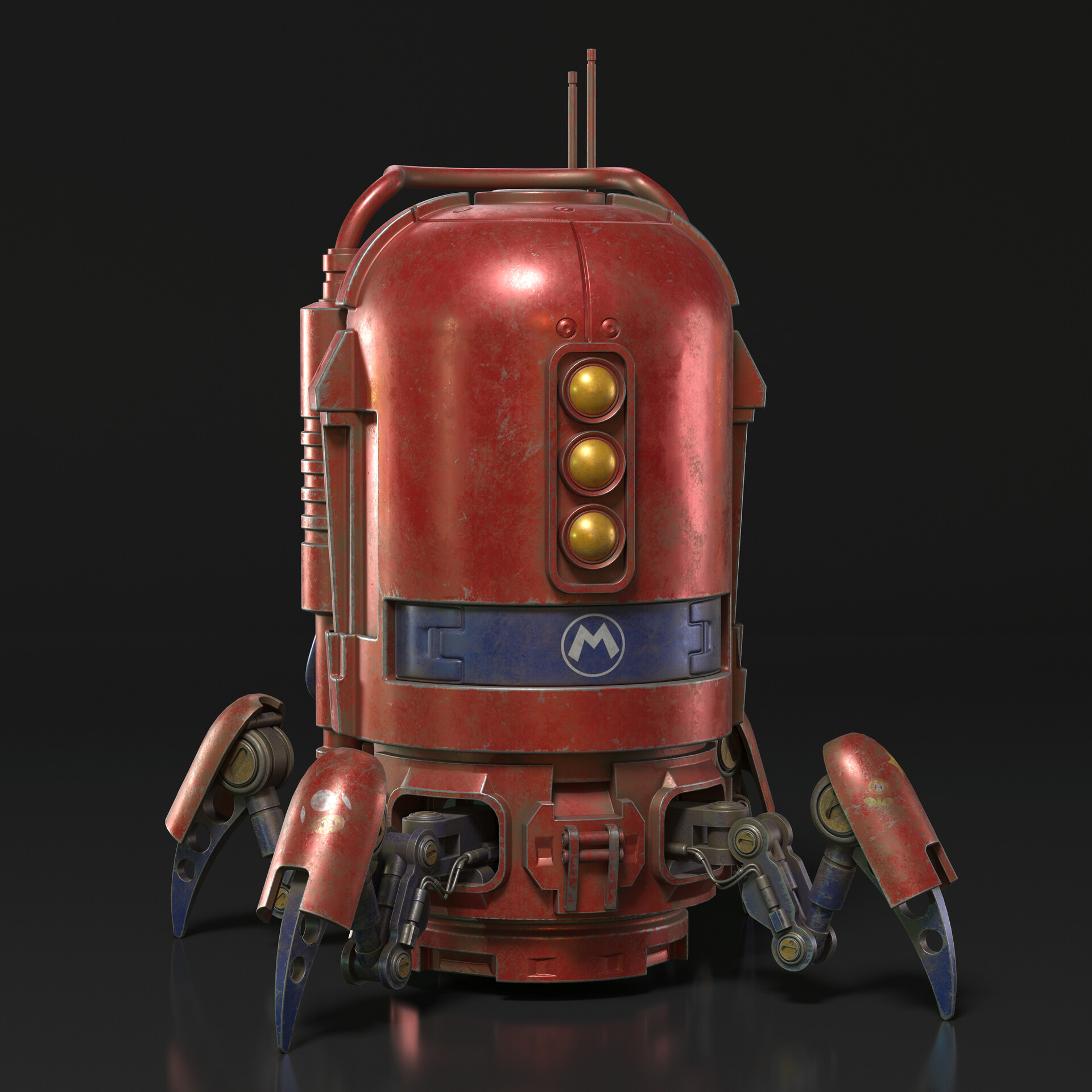 ArtStation - Spiderbot - Mario/Luigi/Princess Peach