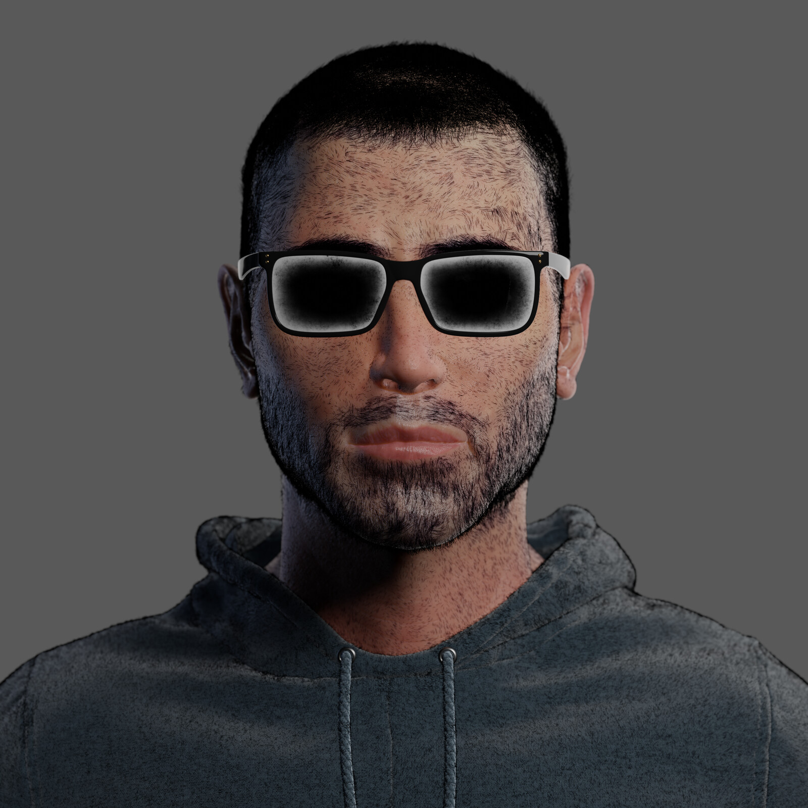 Jham3D - Calvin - My First Realistic Human Sculpture