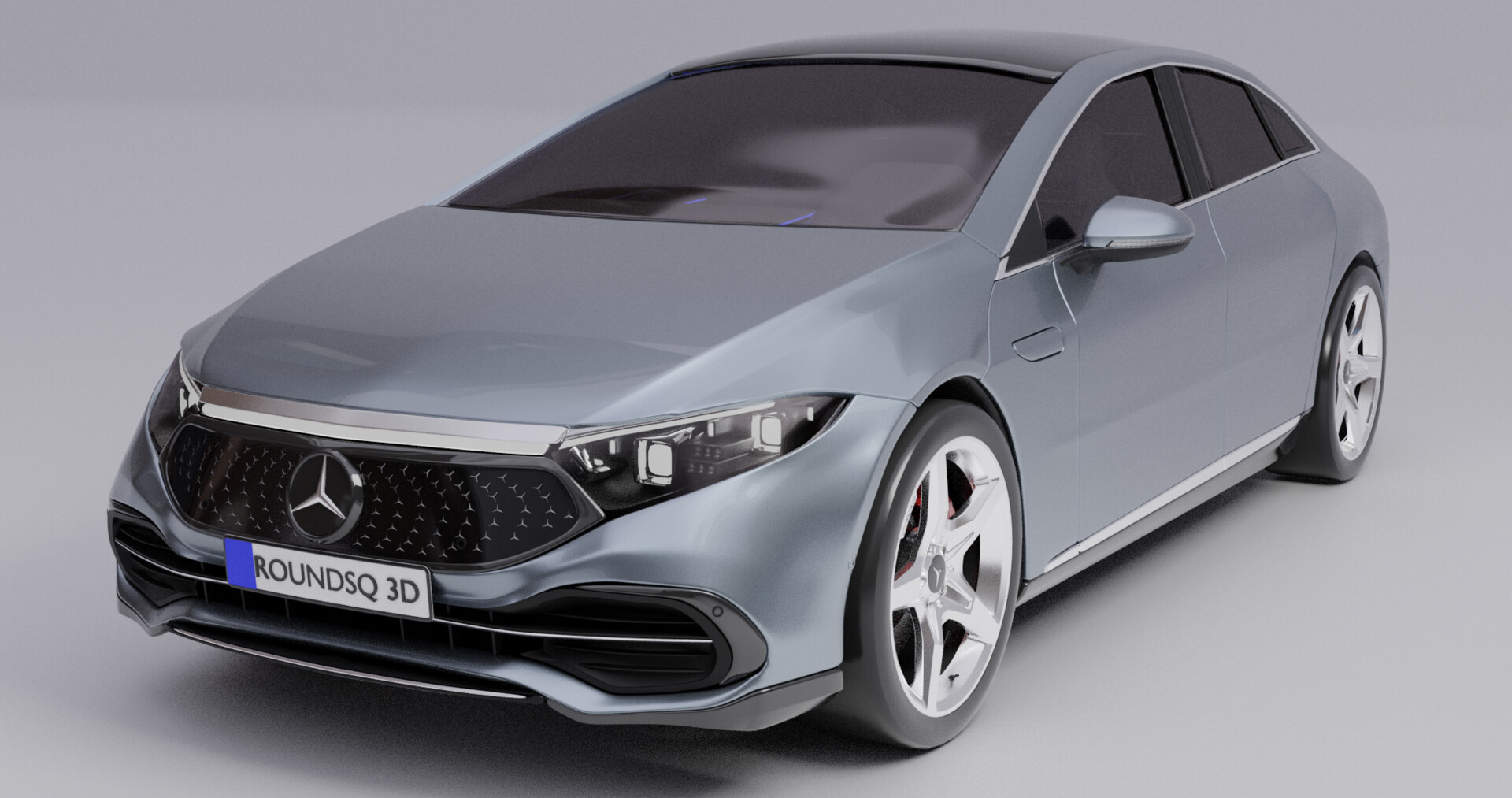 Round Square - Mercedes Benz EQS