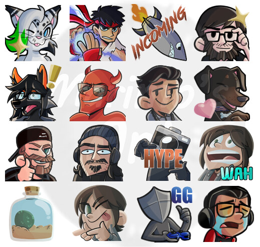 ArtStation - Twitch Avatars & Emotes