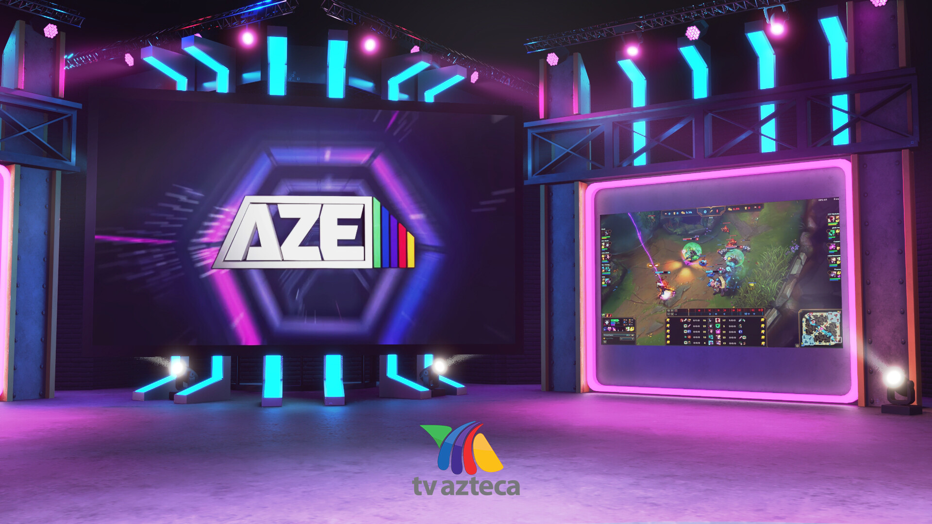 tv azteca logo effects