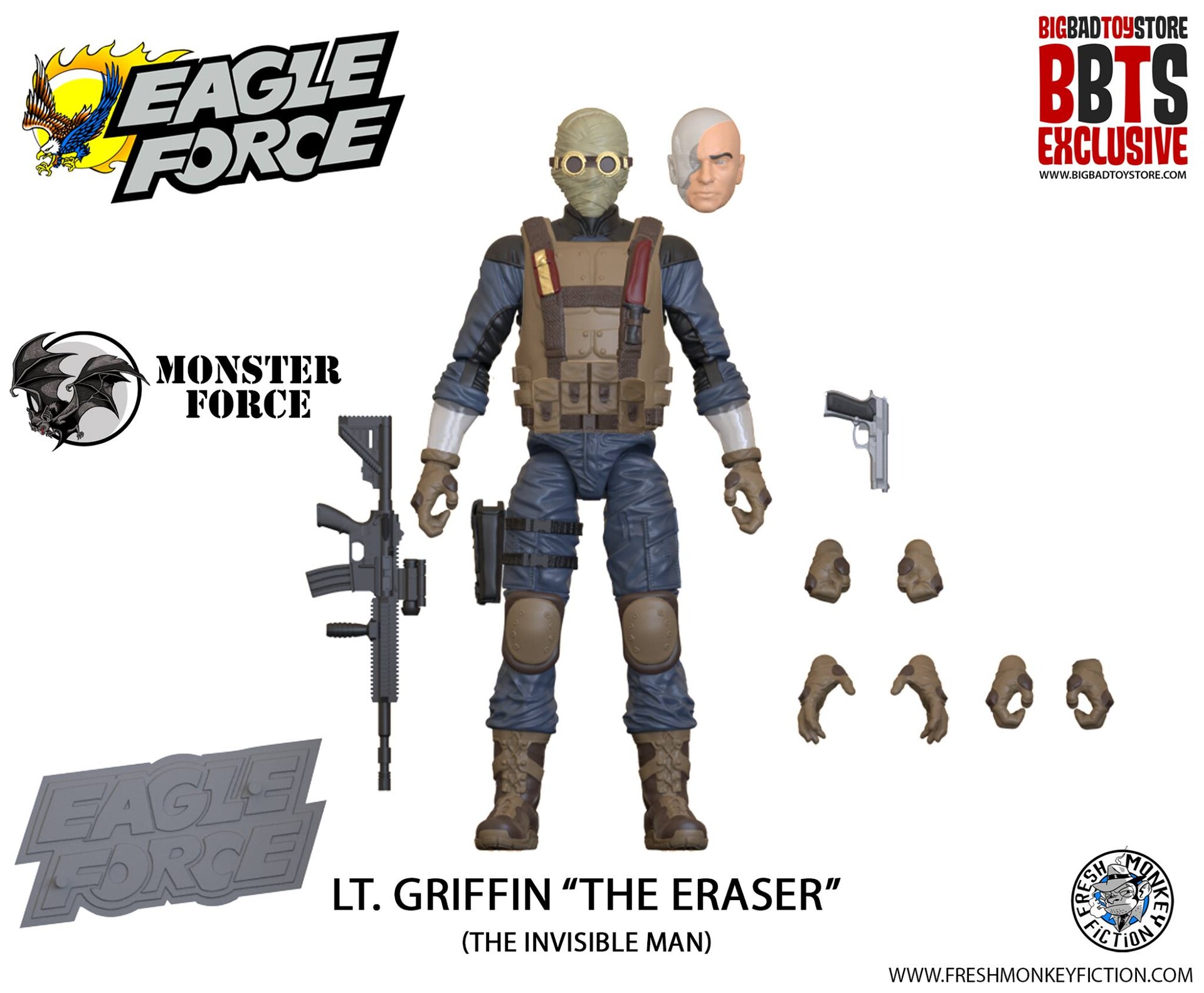 Ed Delos Reyes - Some of the Fresh Monkey Fictions Headsculpt I did