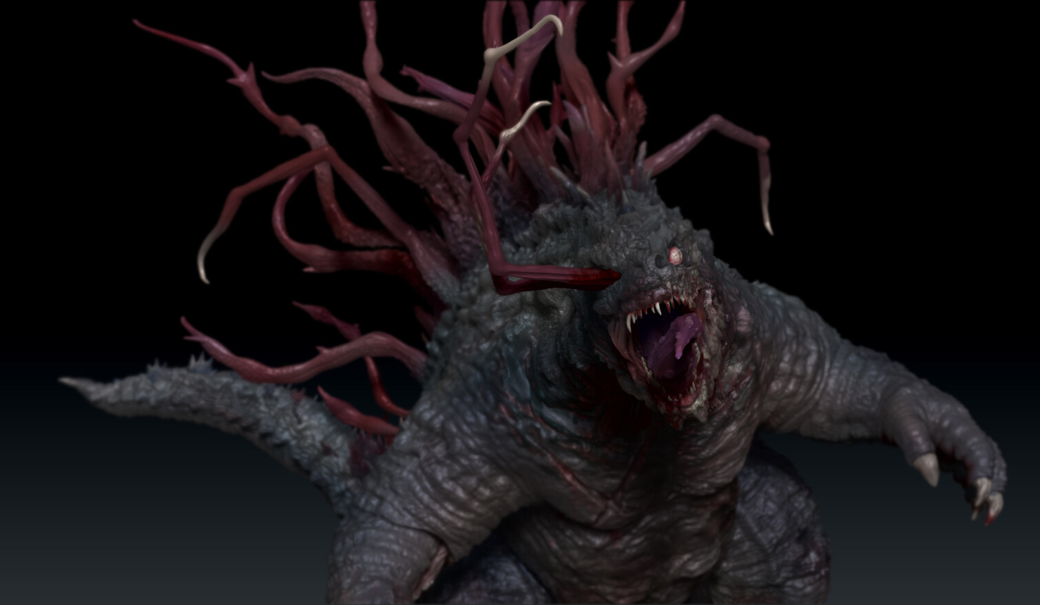 ArtStation - Godzilla Zombie Rampage