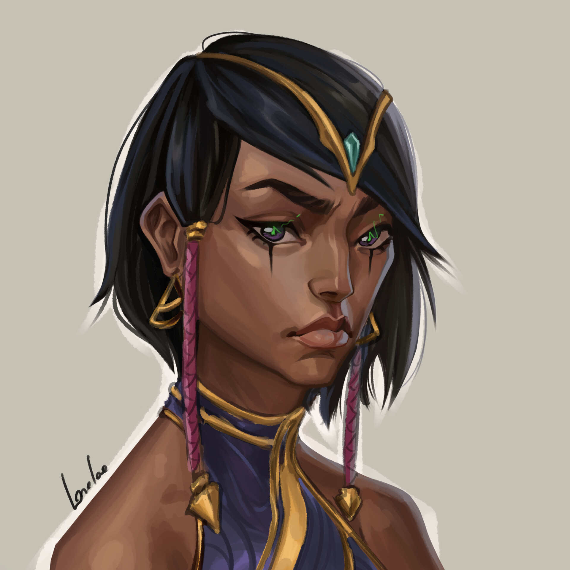 ArtStation - League of Legends Portrait Sketch