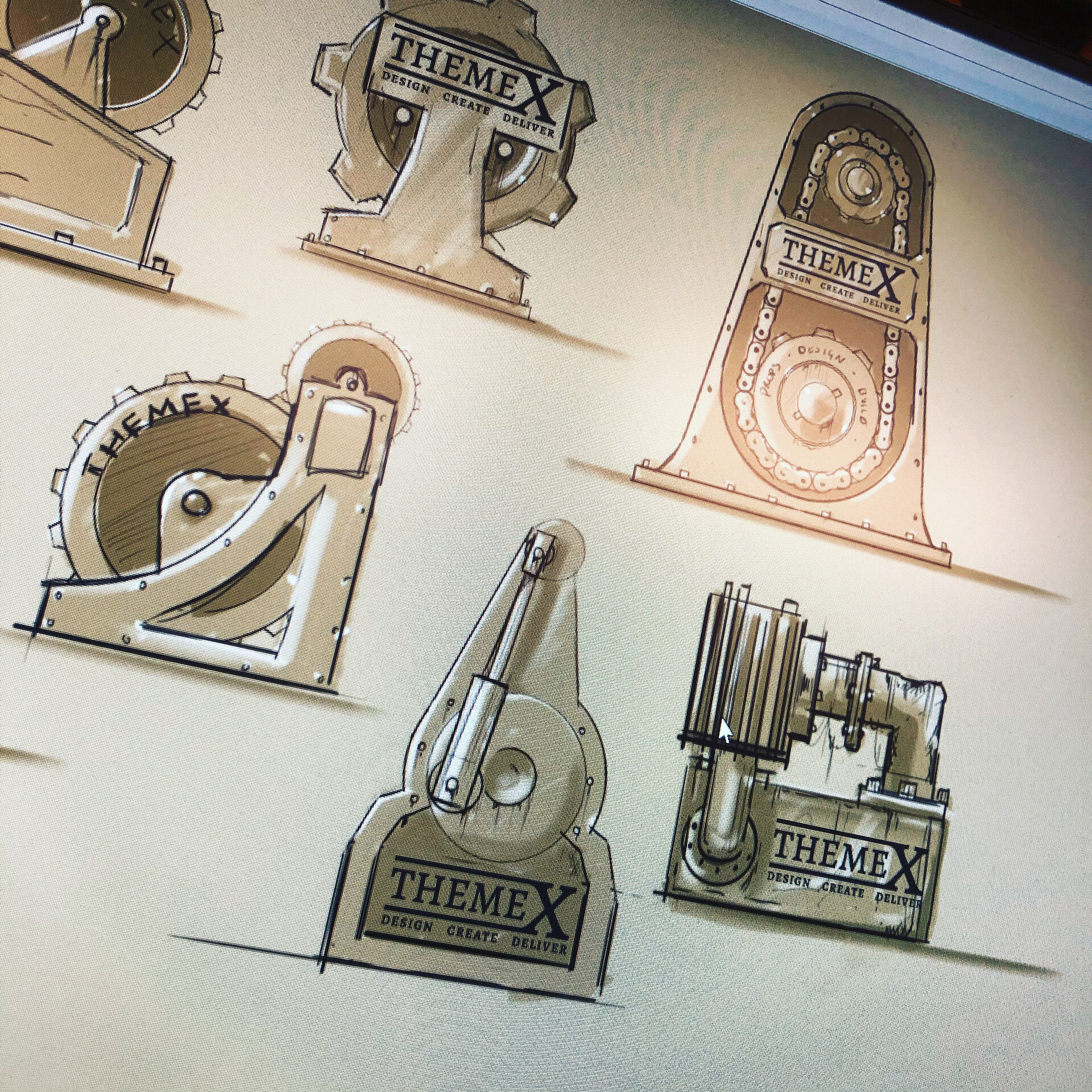 ArtStation - Trade stand theming element concepts