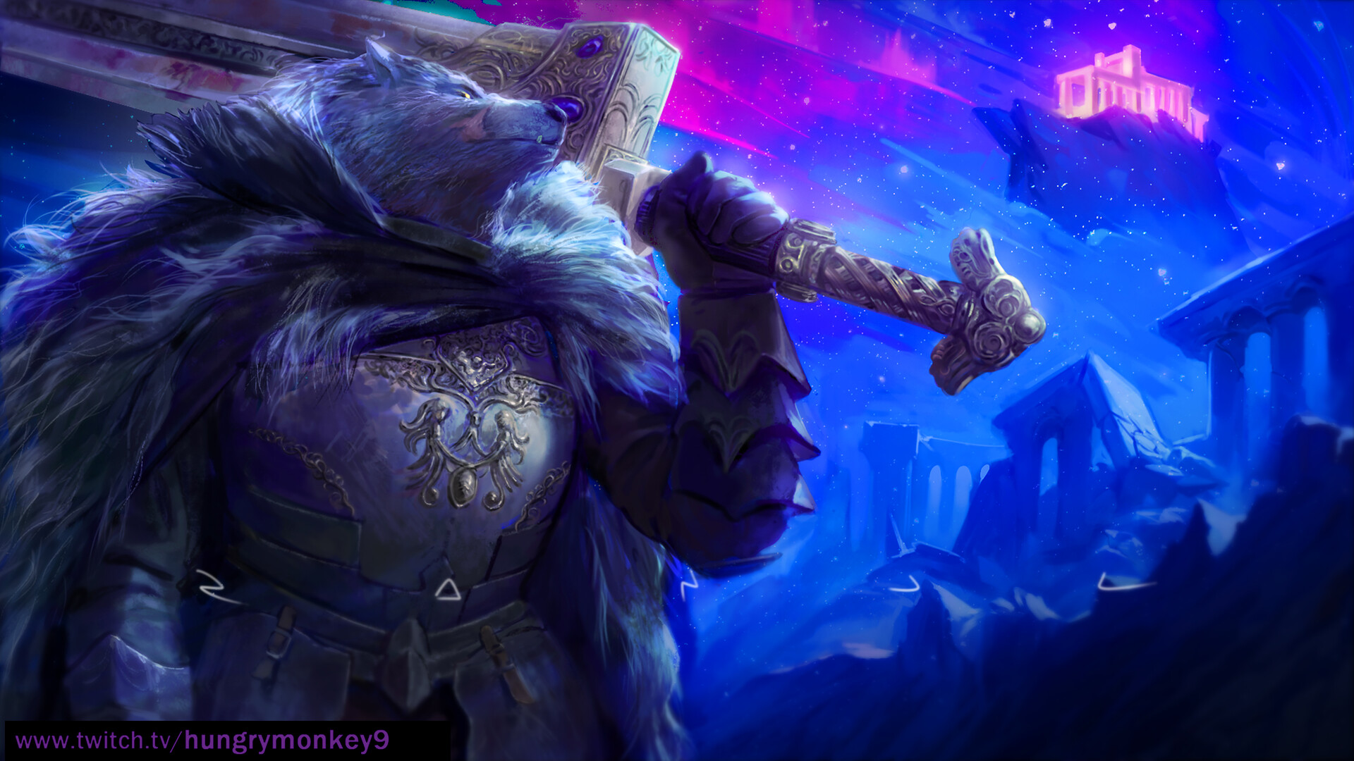 ArtStation - Blaidd from elden ring